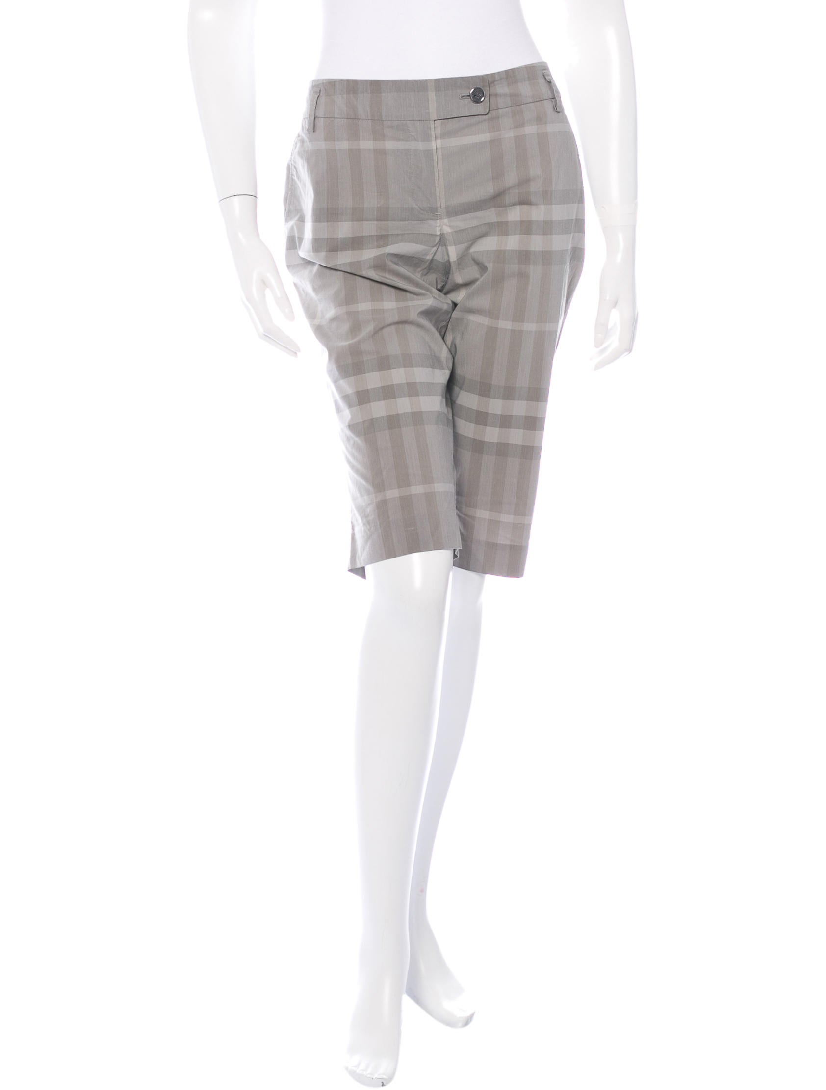 Burberry Plaid Patterned Bermuda Shorts - Clothing - BUR57244 | The ...