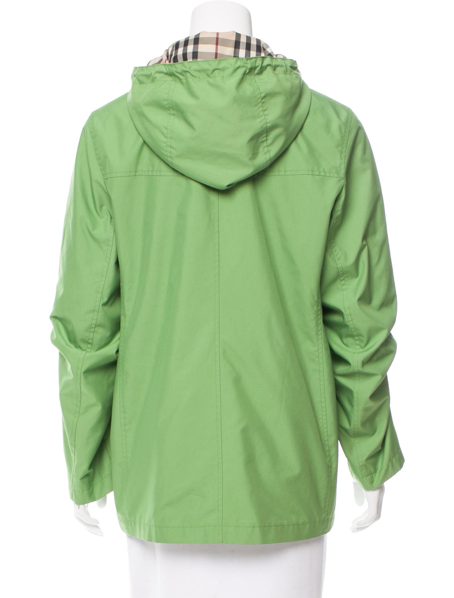 Burberry Hooded Rain Jacket - Clothing - BUR62809 | The RealReal