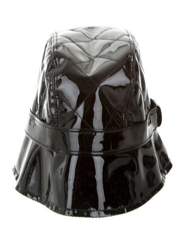 Burberry Patent Leather Bucket Hat - Accessories - BUR71764 | The RealReal