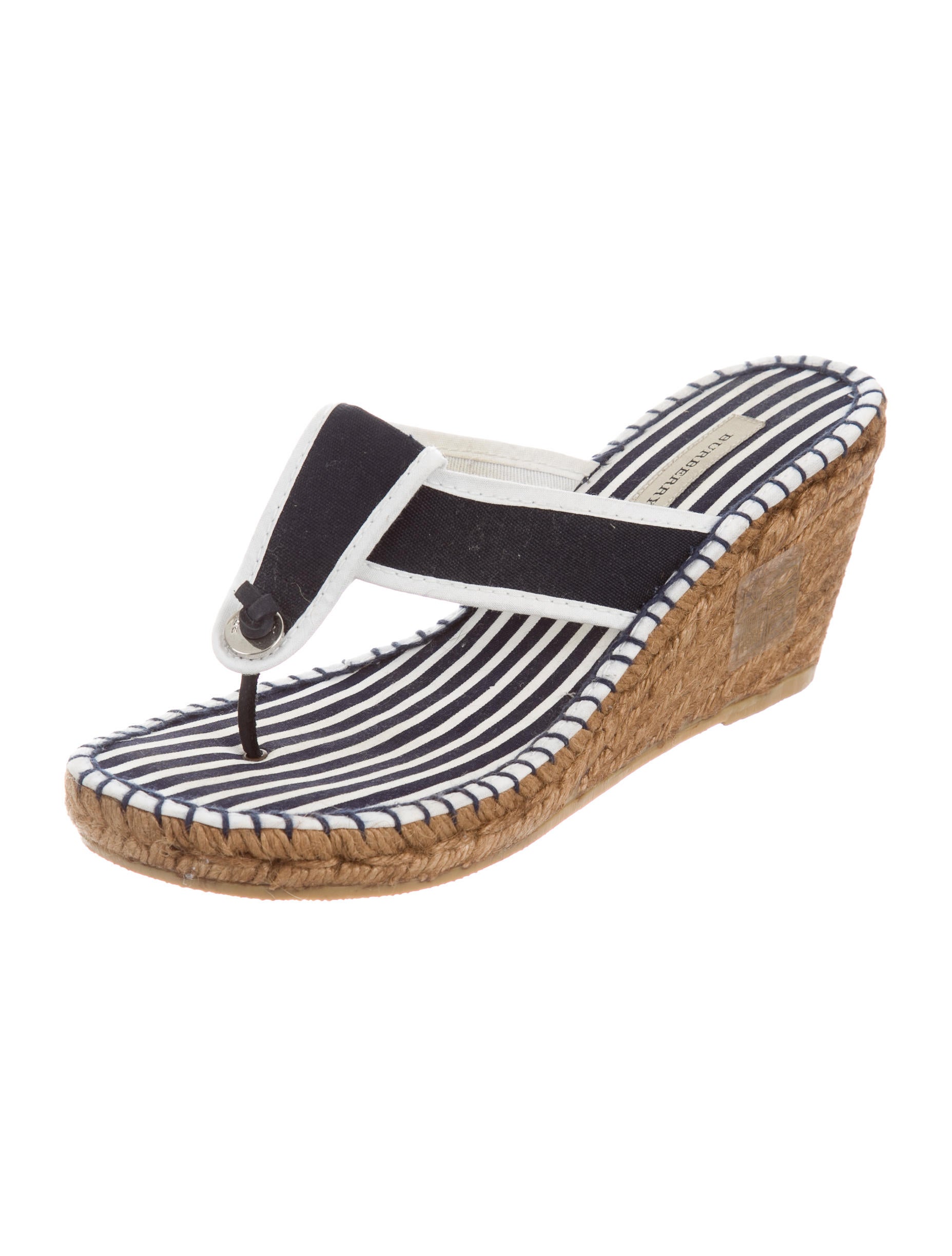 Burberry Slide Wedge Sandals - Blue Sandals, Shoes - BUR72976 | The ...