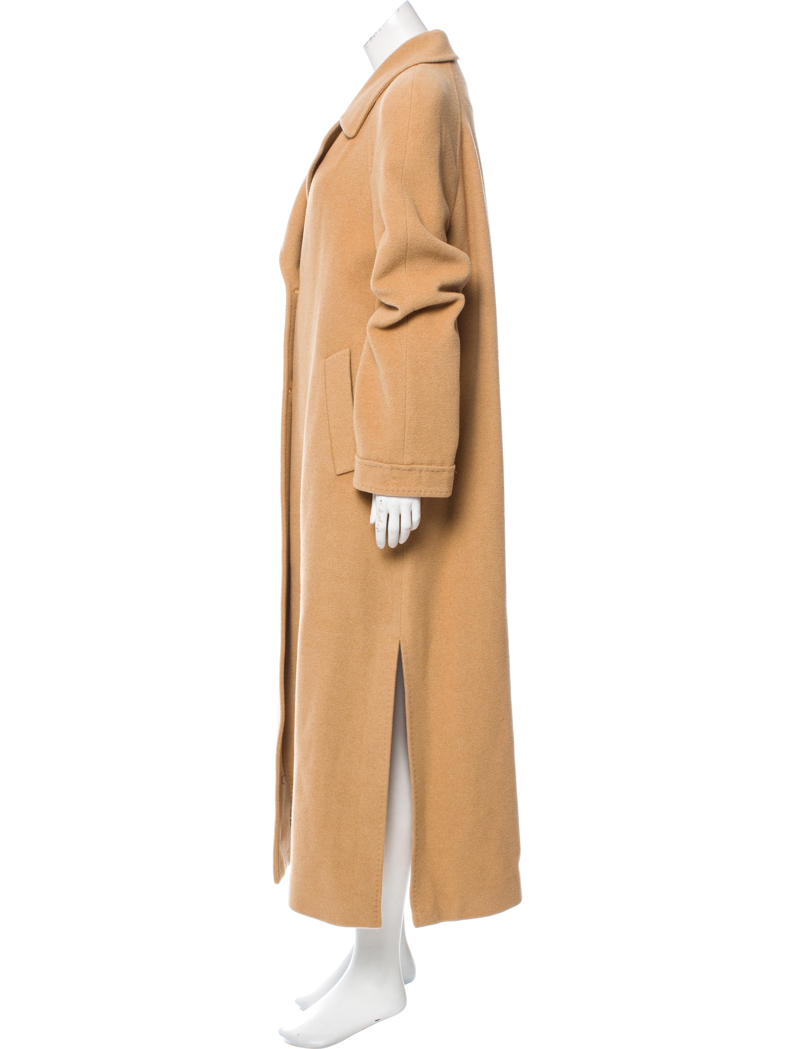 Burberry Oversize Camel Hair Coat - Neutrals Coats, Clothing - BUR77156 ...