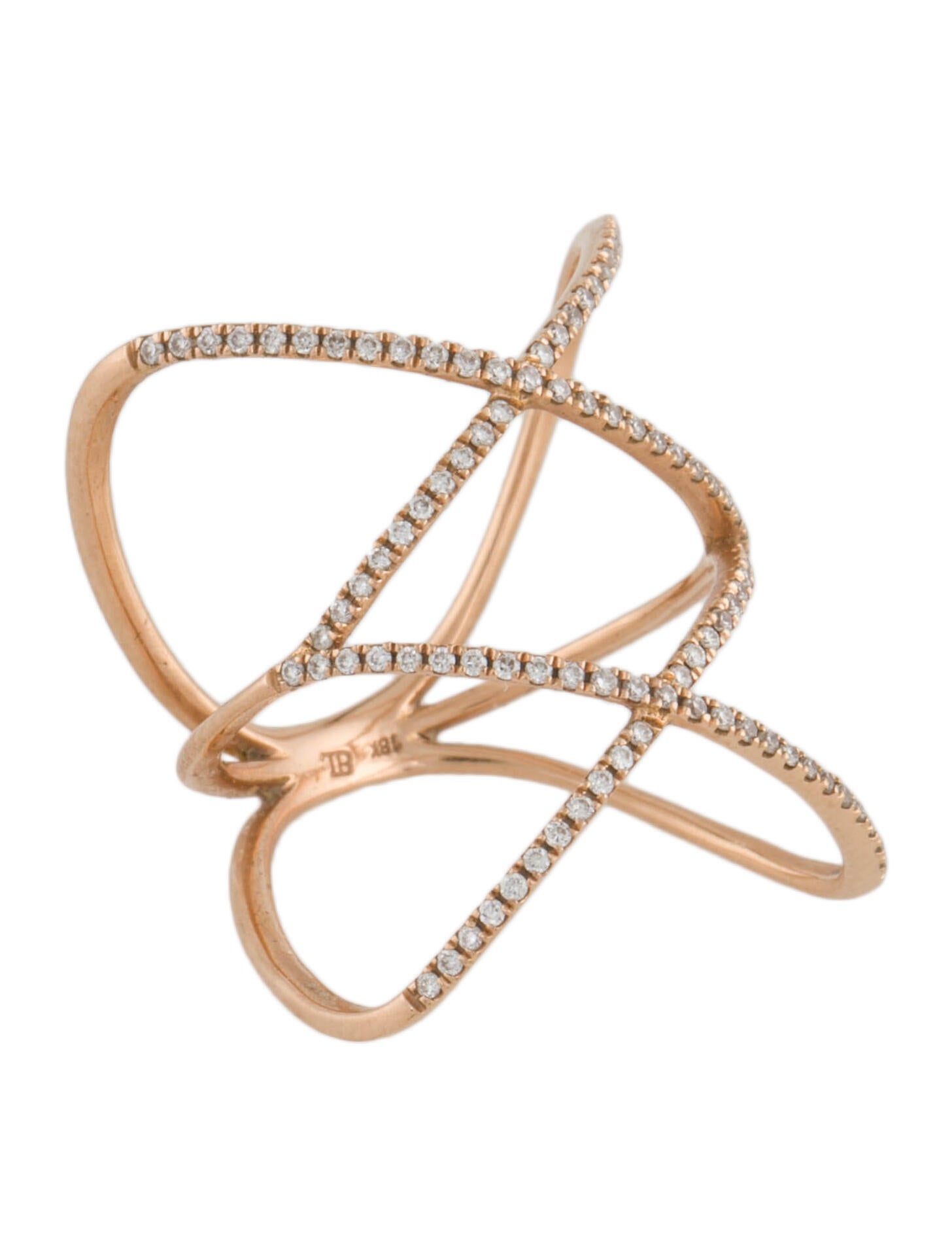Bony Levy 18K Diamond Cocktail Ring - 18K Rose Gold Cocktail Ring ...