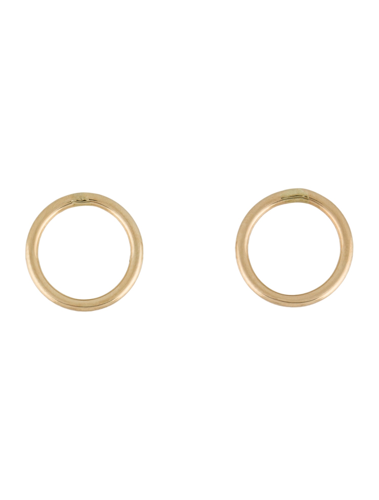 Tiffany & Co. 1837 Circle Stud Earrings - 14K White Gold Stud, Earrings - TIF267689 | The RealReal