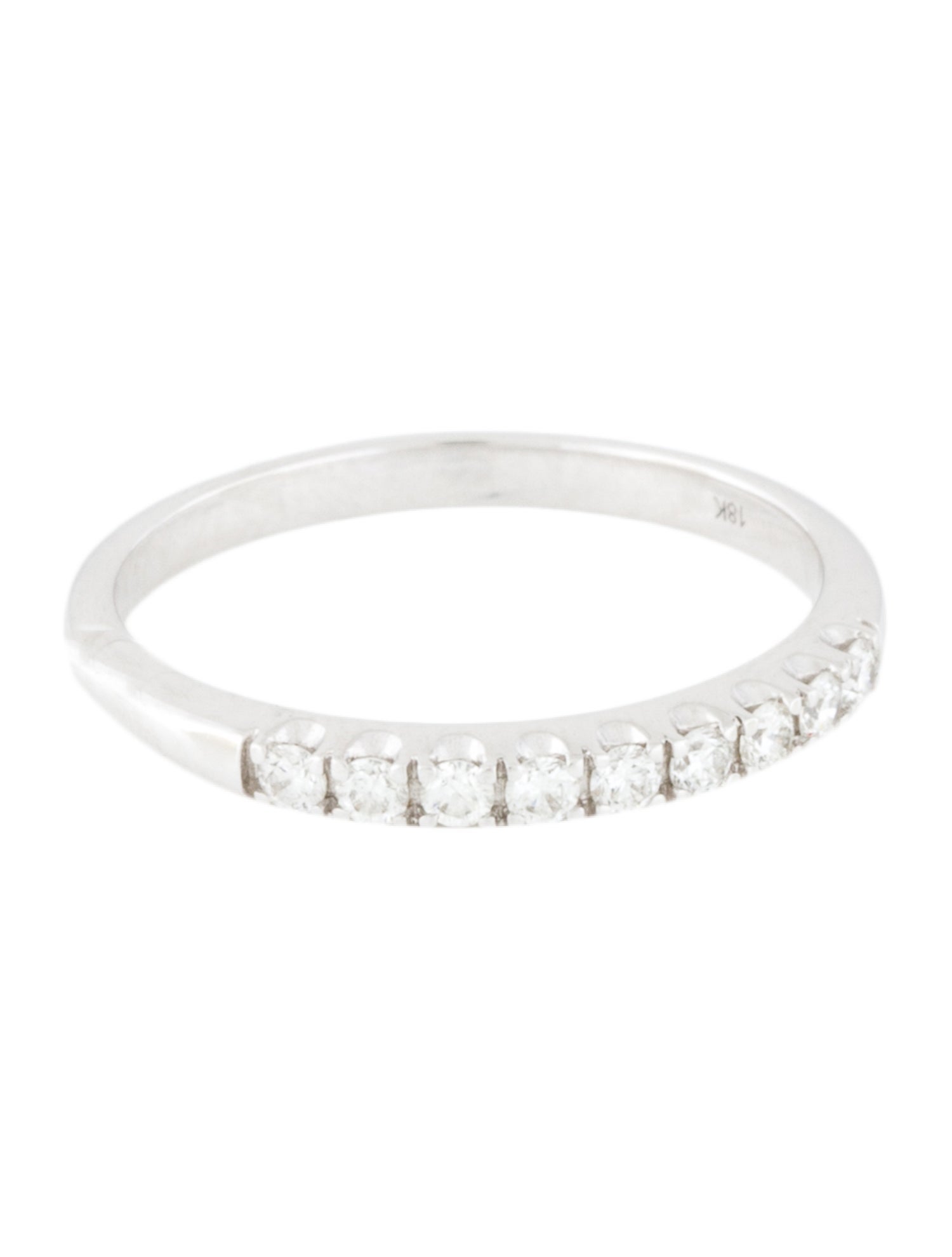 Bony Levy 18K Diamond Band - 18K White Gold Band, Rings - BVY22138 ...