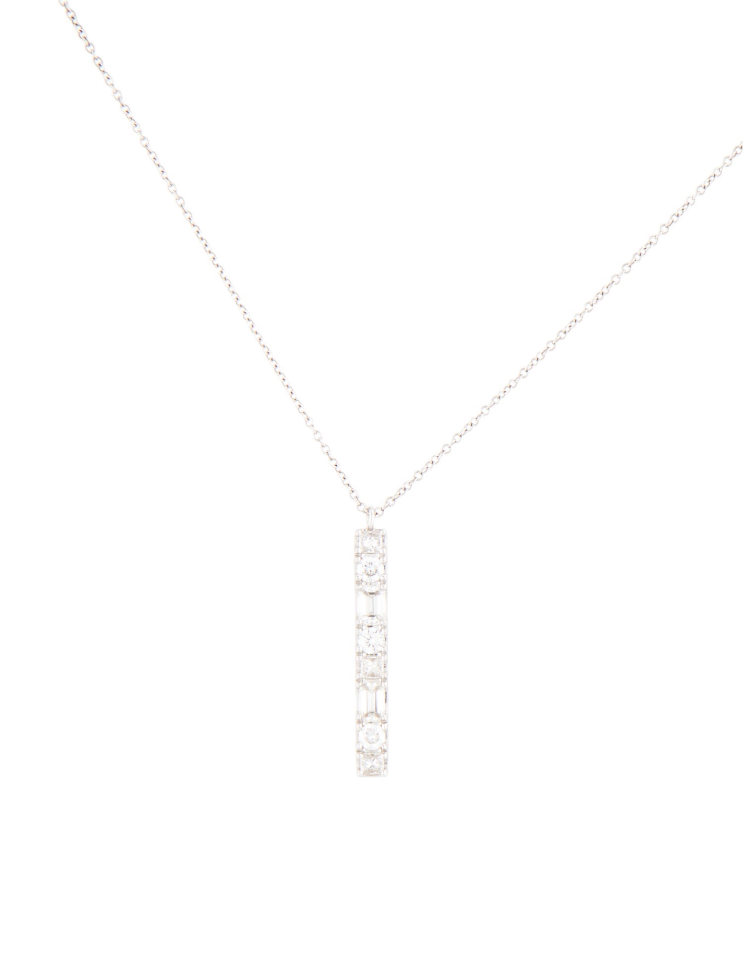 Bony Levy 18K Diamond Gatsby Pendant Necklace - 18K White Gold Pendant ...
