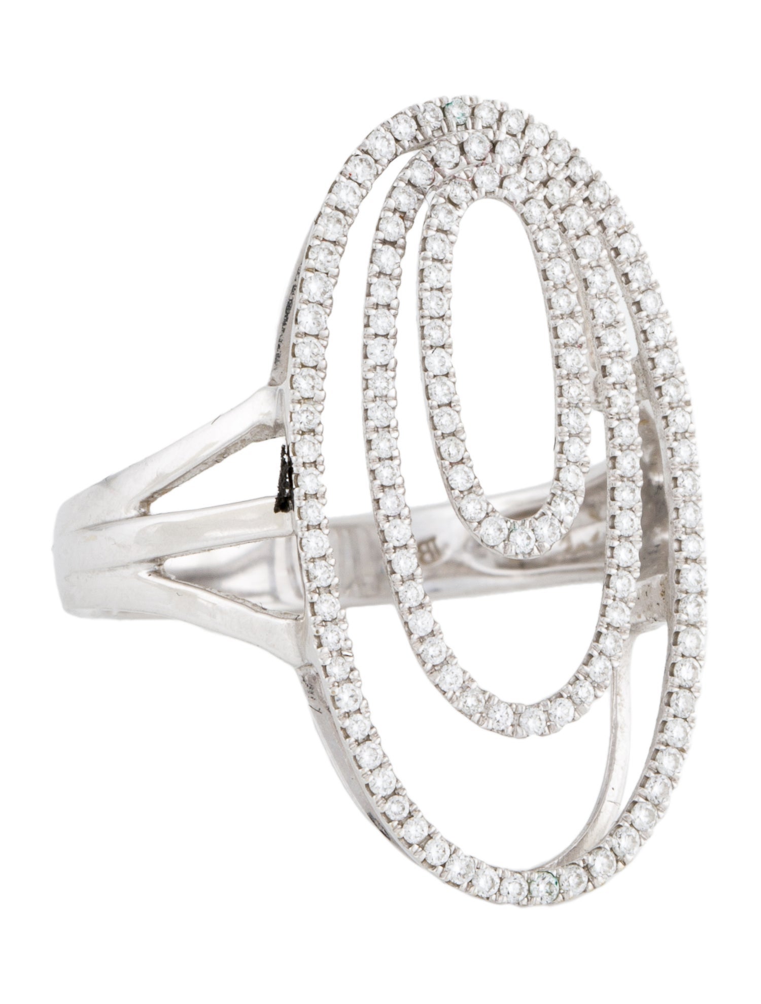 Bony Levy 18K Diamond Cocktail Ring - 18K White Gold Cocktail Ring ...