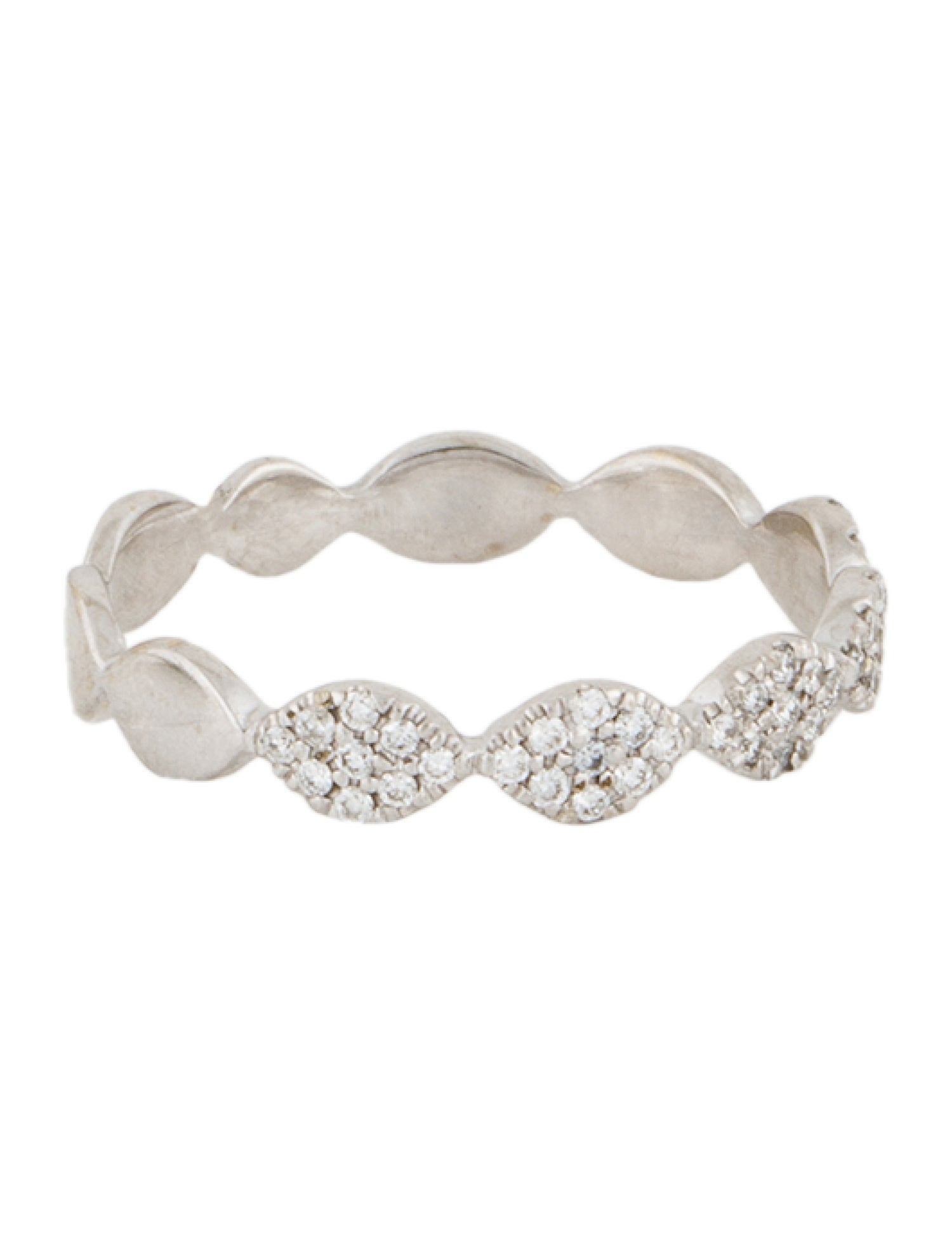 Bony Levy 18K Diamond Band - 18K White Gold Band, Rings - BVY22657 ...