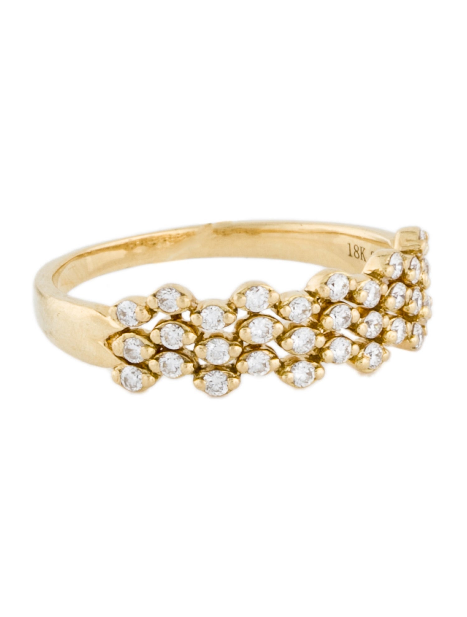 Bony Levy 18K Diamond Rita Wide Ring - 18K Yellow Gold Band, Rings ...