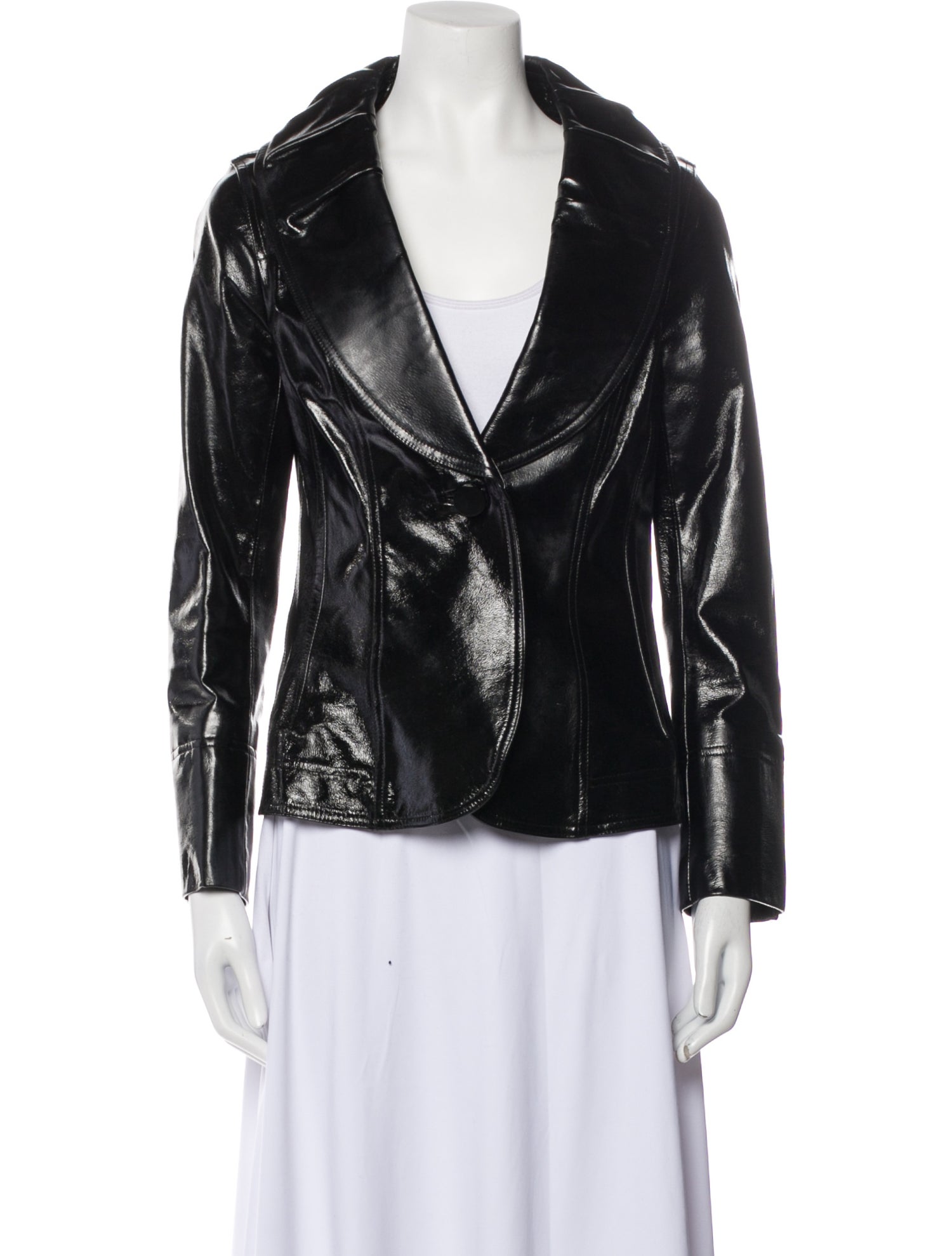 Charles Chang-Lima Leather Biker Jacket - Black Jackets, Clothing ...