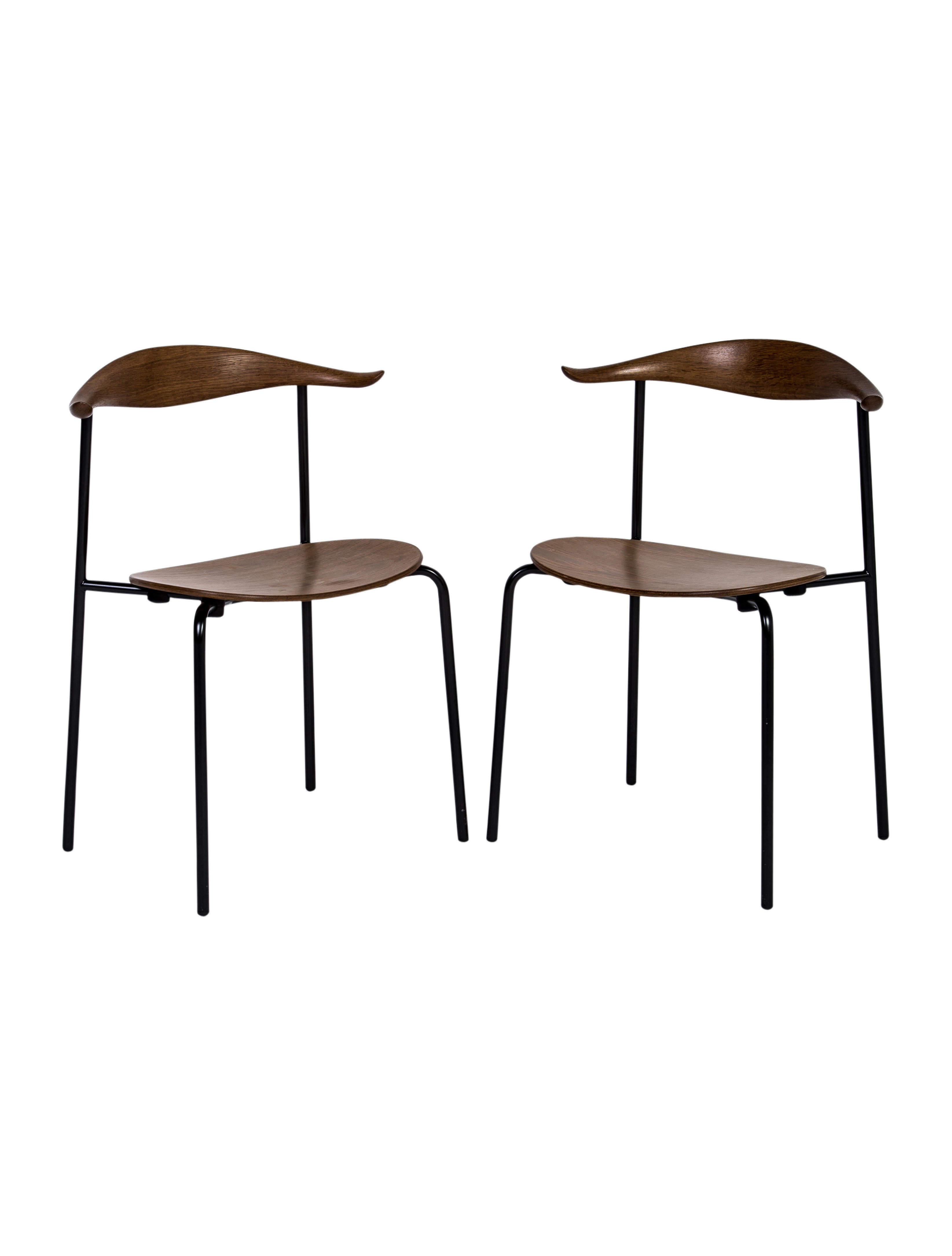 Carl Hansen & Son Hans J. Wegner CH88 Stacking Chairs - Black Office ...