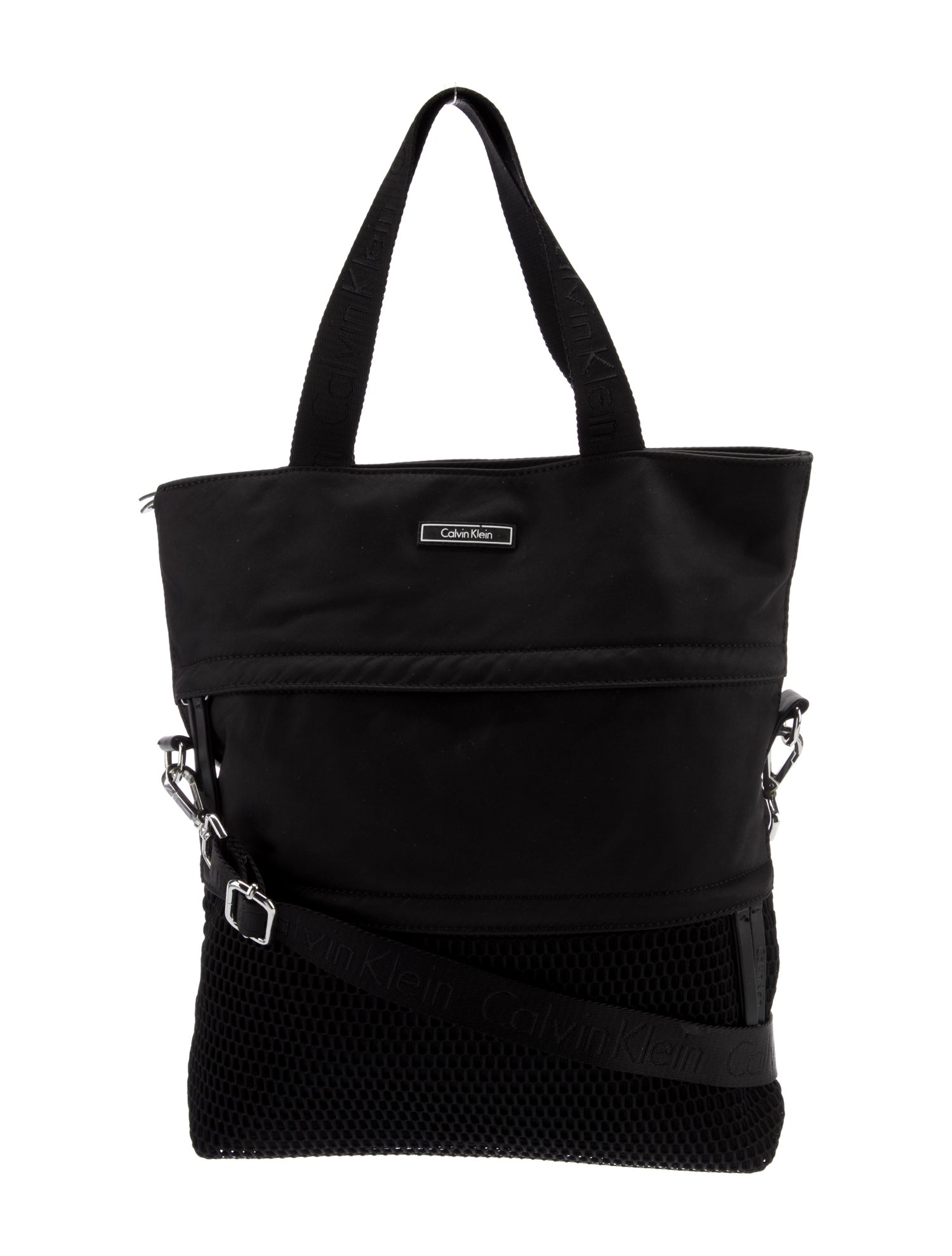 Calvin Klein Nylon Shoulder Bag - Black Shoulder Bags, Handbags ...
