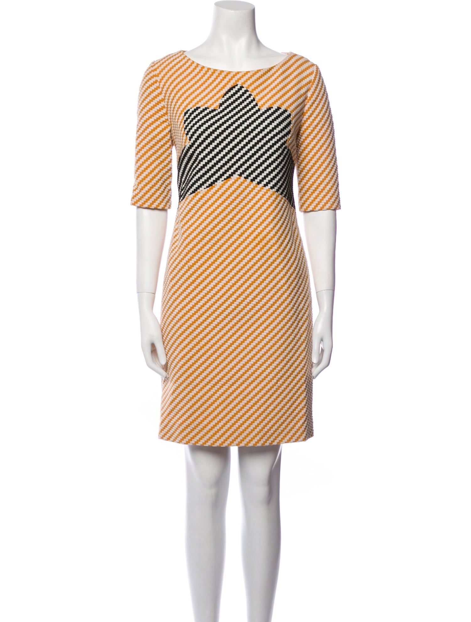 Carven Striped Mini Dress - Yellow Dresses, Clothing - CAV50325 | The ...
