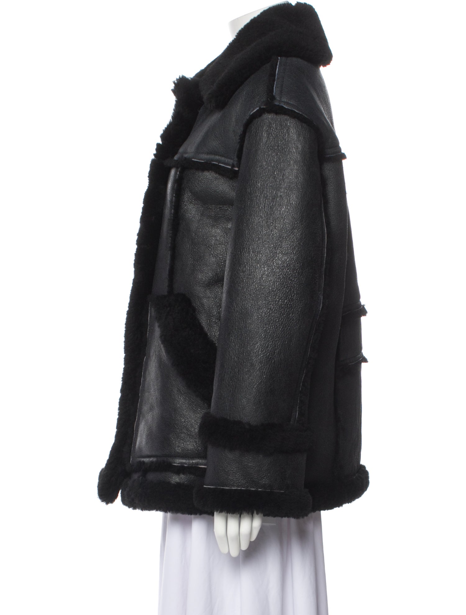 Coach Shearling Fur Coat - Black Coats, Clothing - CCH43346 | The RealReal