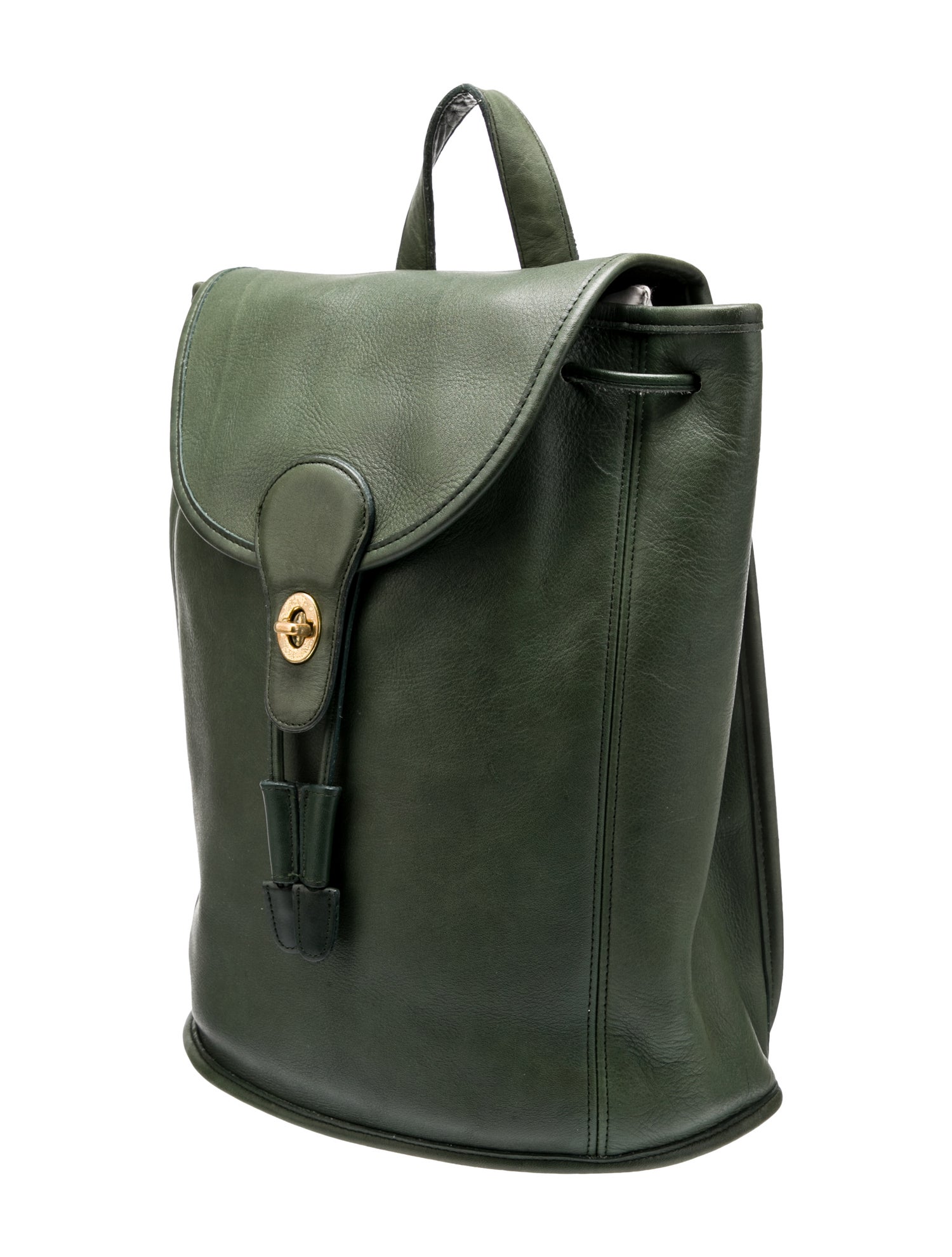 Coach Leather Backpack - Green Backpacks, Handbags - CCH45656 | The ...