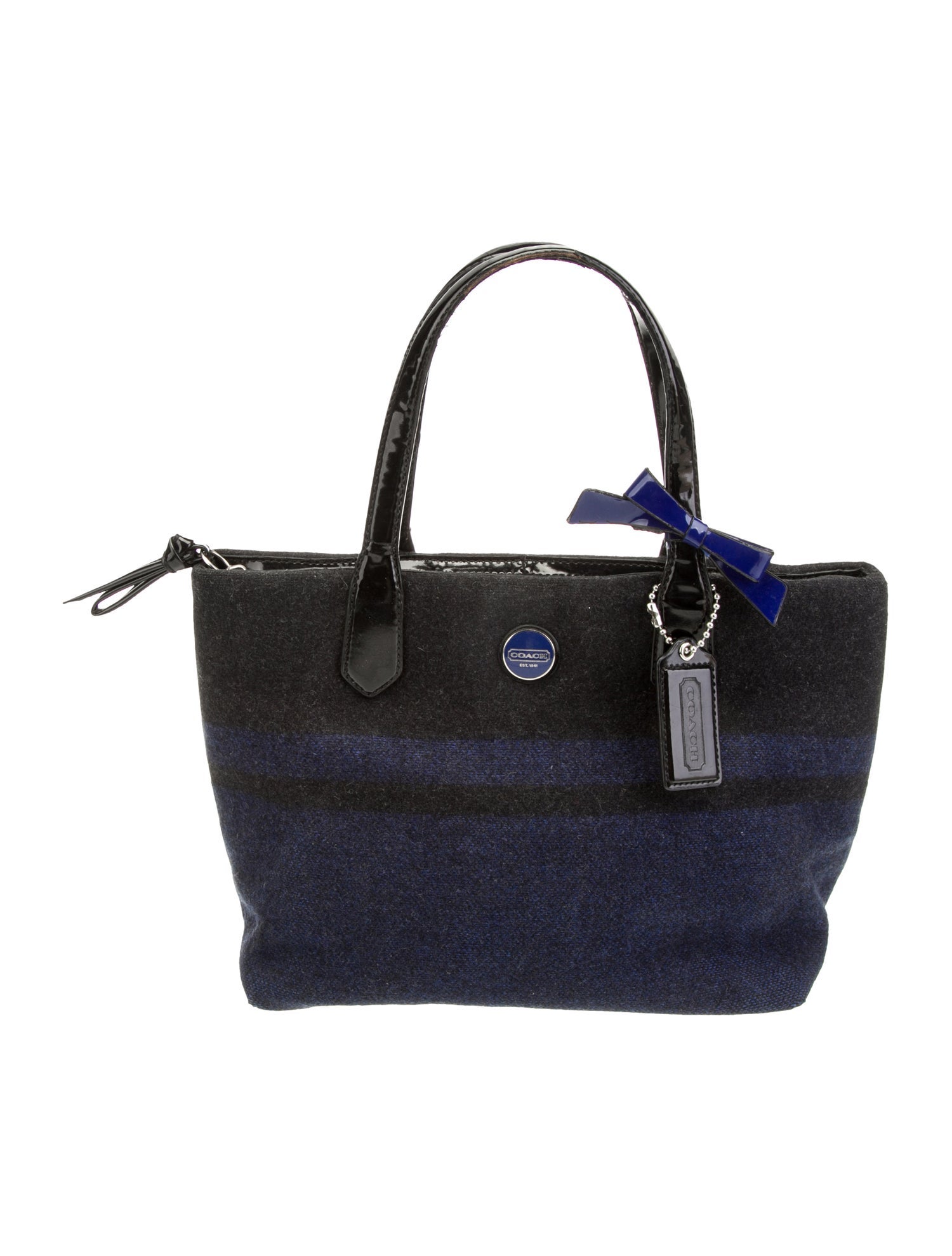 Coach Wool Handle Bag - Blue Handle Bags, Handbags - CCH45735 | The ...