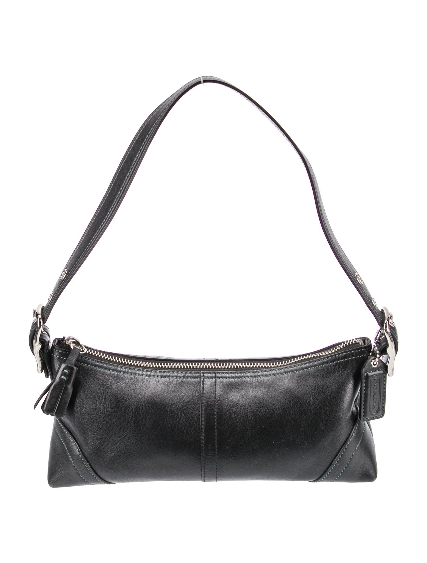 Coach Leather Shoulder Bag - Black Shoulder Bags, Handbags - CCH48351 ...