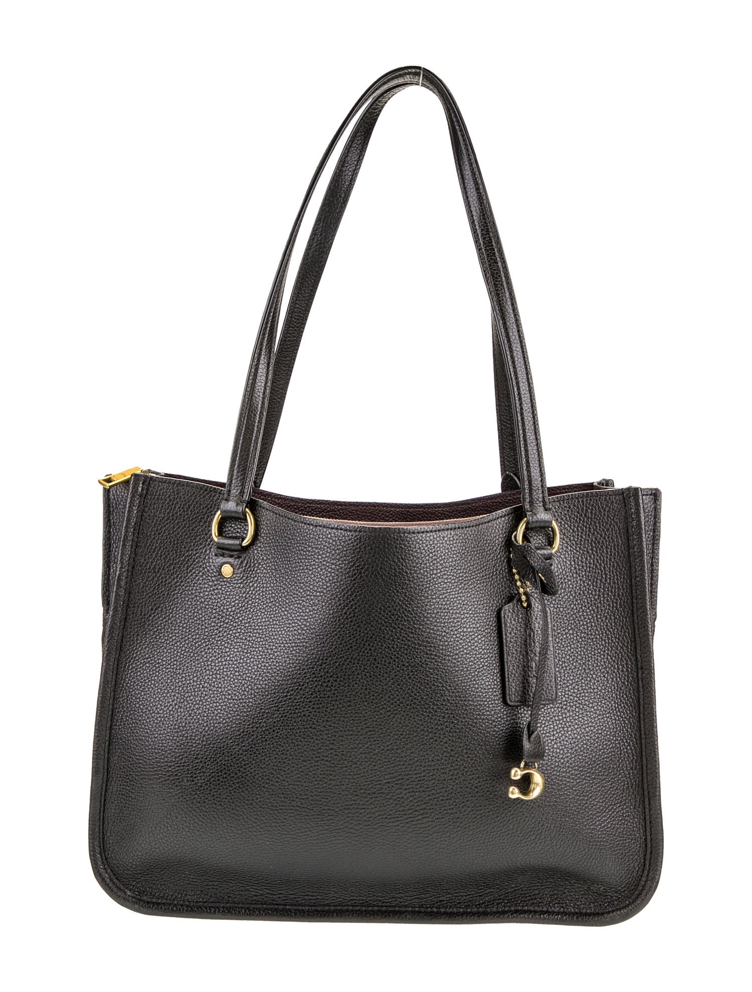 Coach Leather Shoulder Bag - Black Shoulder Bags, Handbags - CCH48746 ...