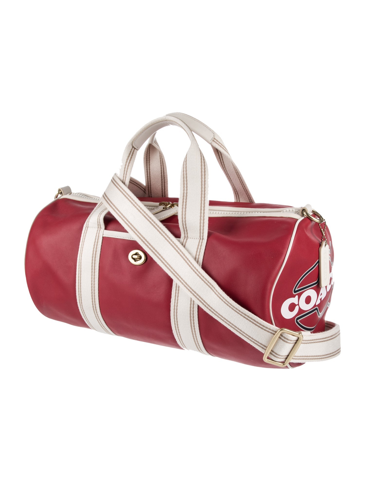 Coach Leather Duffle Bag - Red Luggage and Travel, Handbags - CCH48821 ...