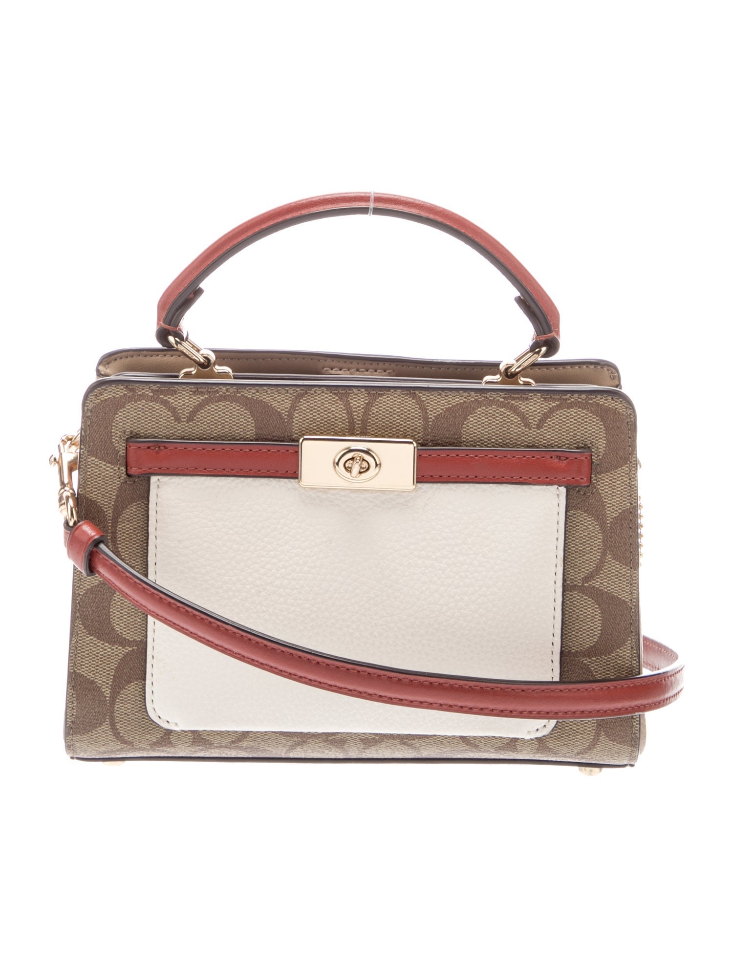 Coach Coated Canvas Handle Bag - Brown Handle Bags, Handbags - CCH51356 ...