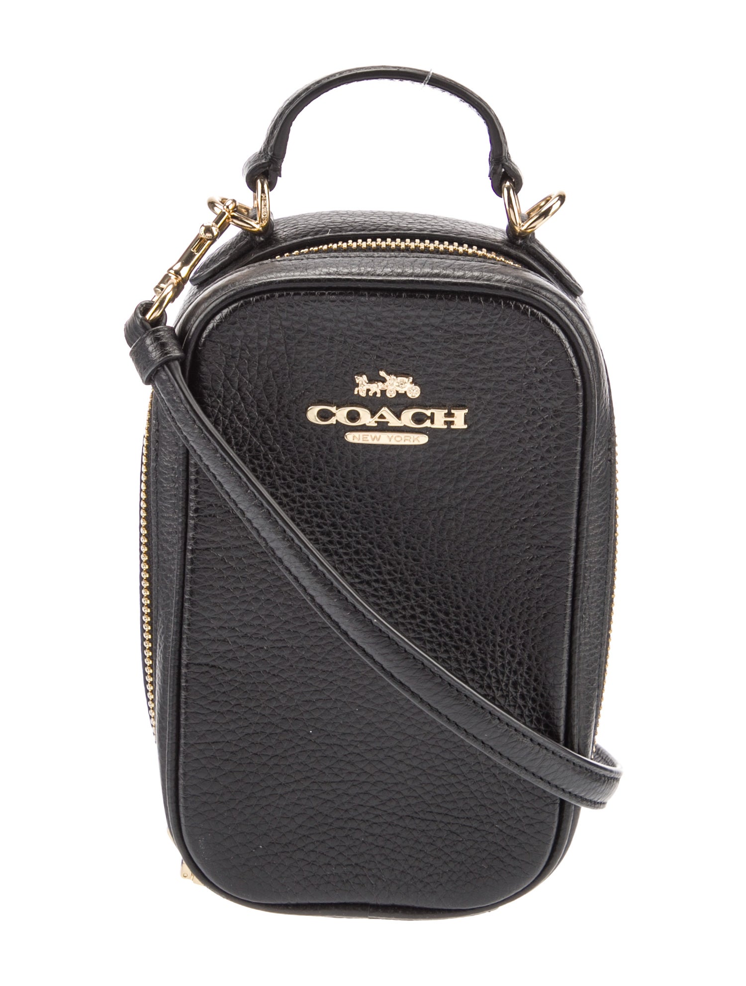 Coach Leather Top Handle Bag - Black Handle Bags, Handbags - CCH51559 ...