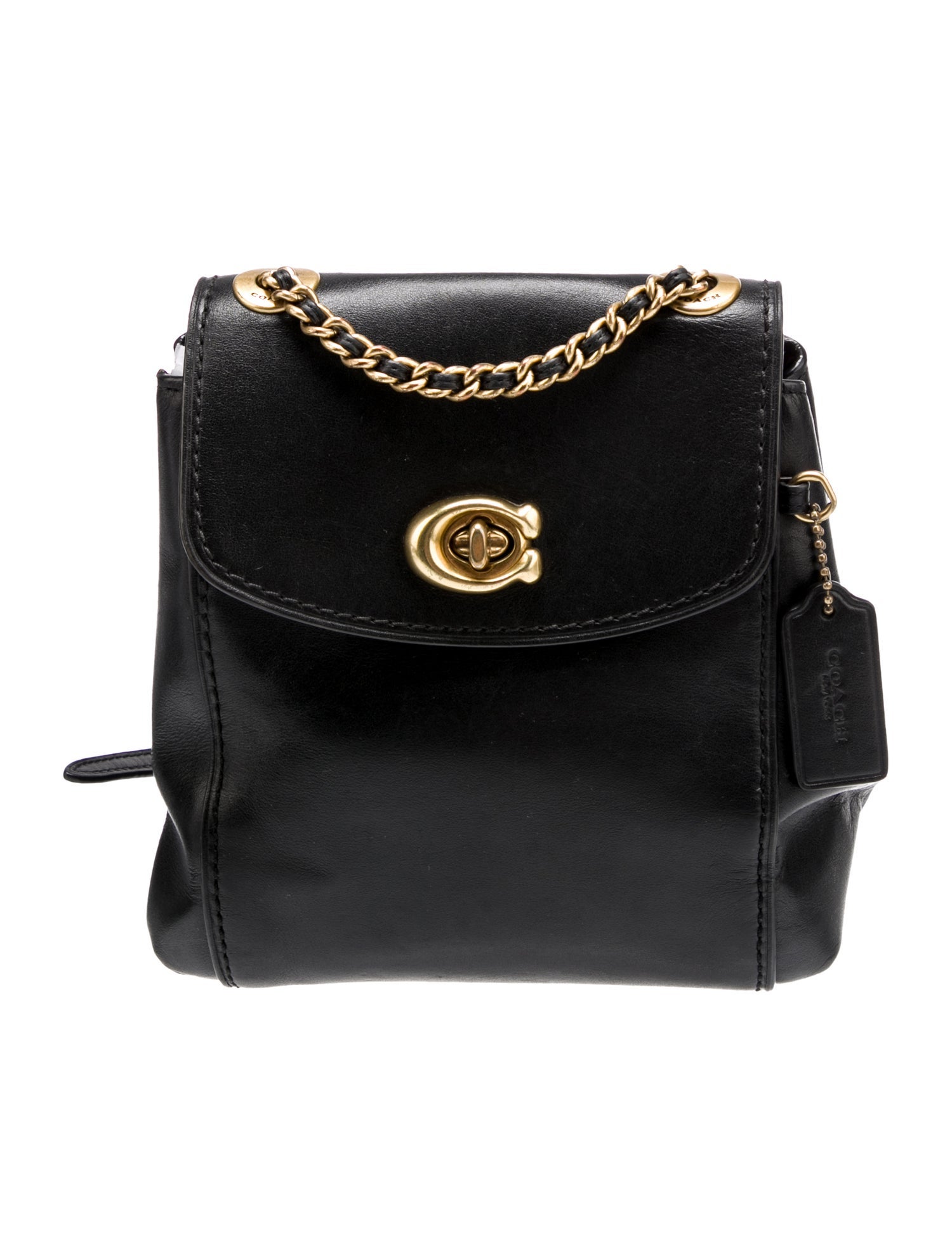 Coach Leather Backpack - Black Backpacks, Handbags - CCH51592 | The ...