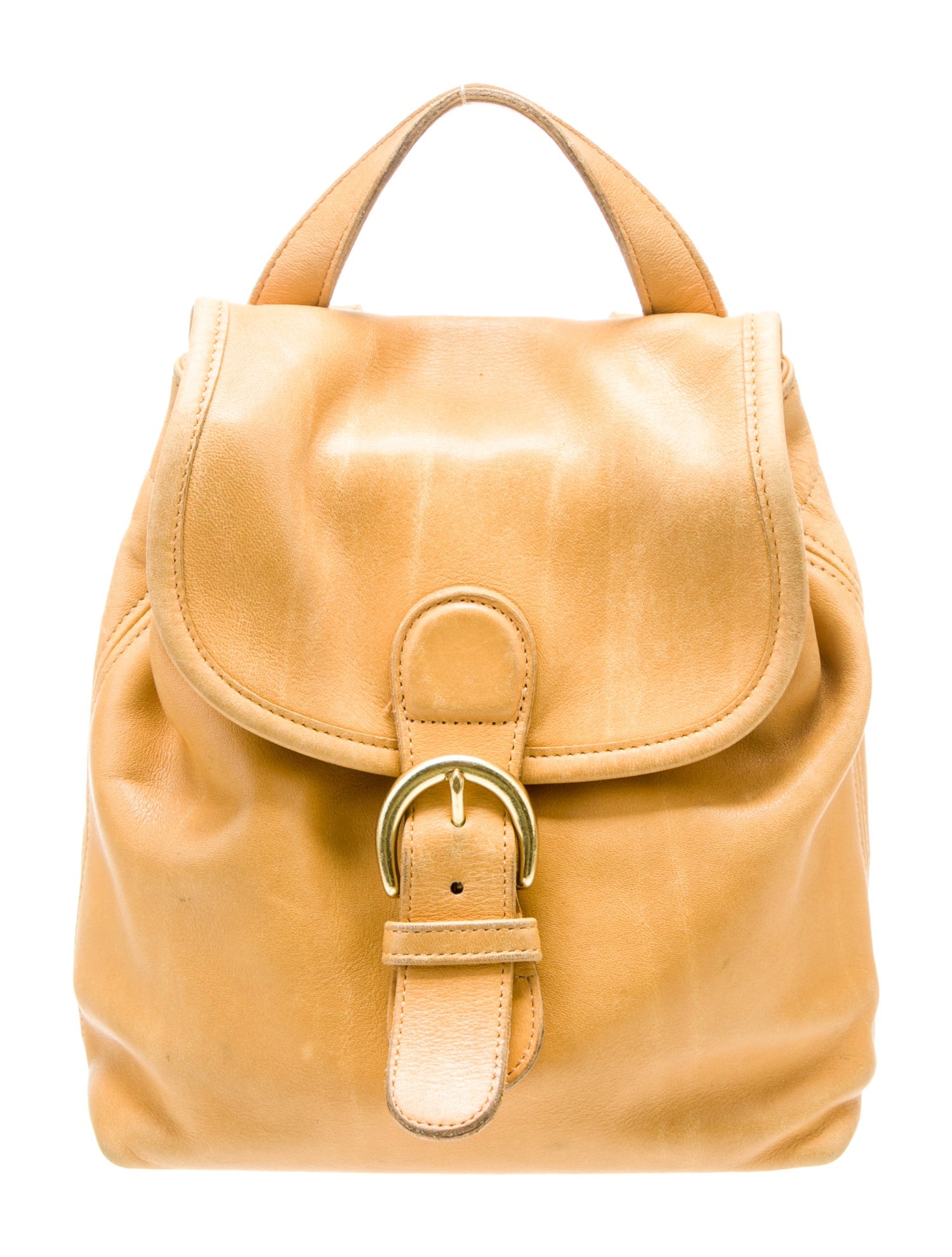 Coach Leather Backpack - Yellow Backpacks, Handbags - CCH52224 | The ...