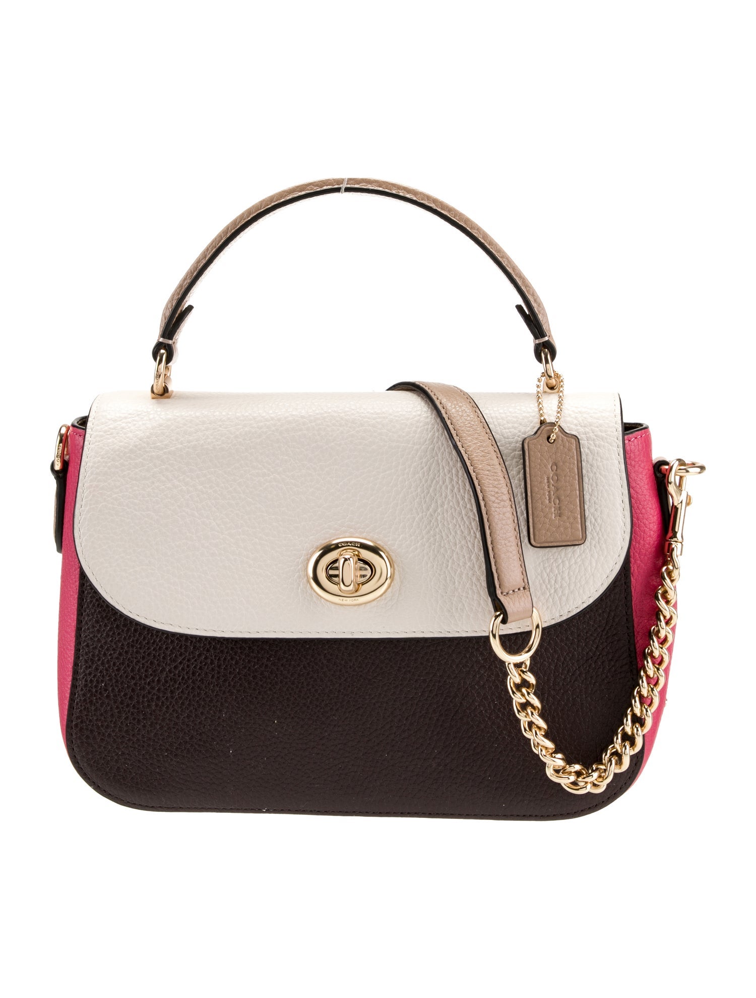 Coach Leather Top Handle Bag - Pink Handle Bags, Handbags - CCH53079 ...