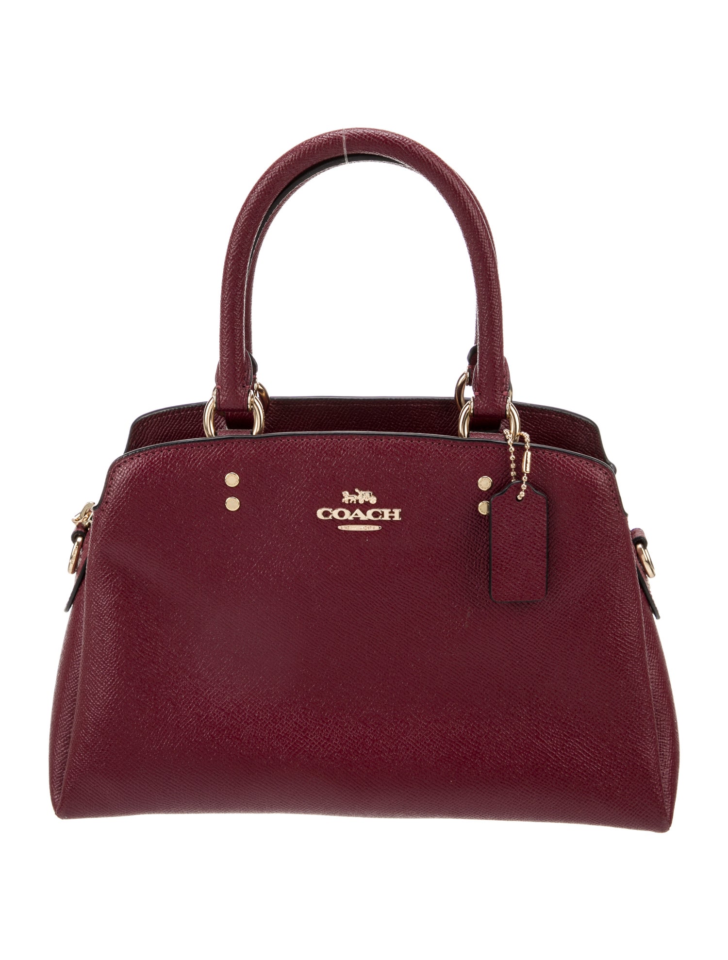 Coach Leather Top Handle Bag - Red Handle Bags, Handbags - CCH53108 ...