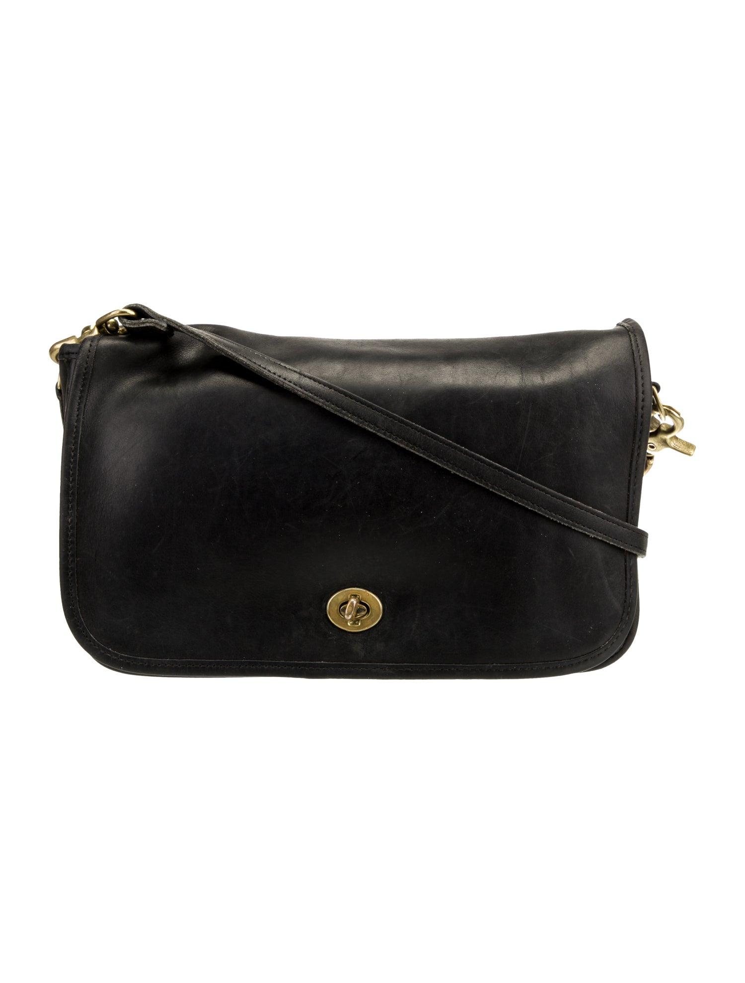Coach Leather Shoulder Bag - Black Shoulder Bags, Handbags - CCH53459 ...