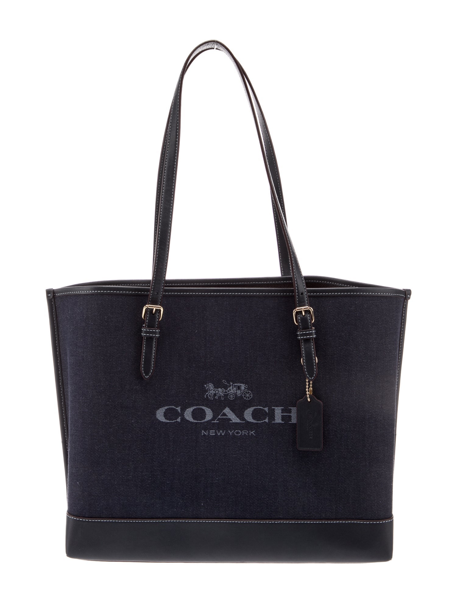 Coach Denim Tote - Blue Totes, Handbags - CCH54469 | The RealReal