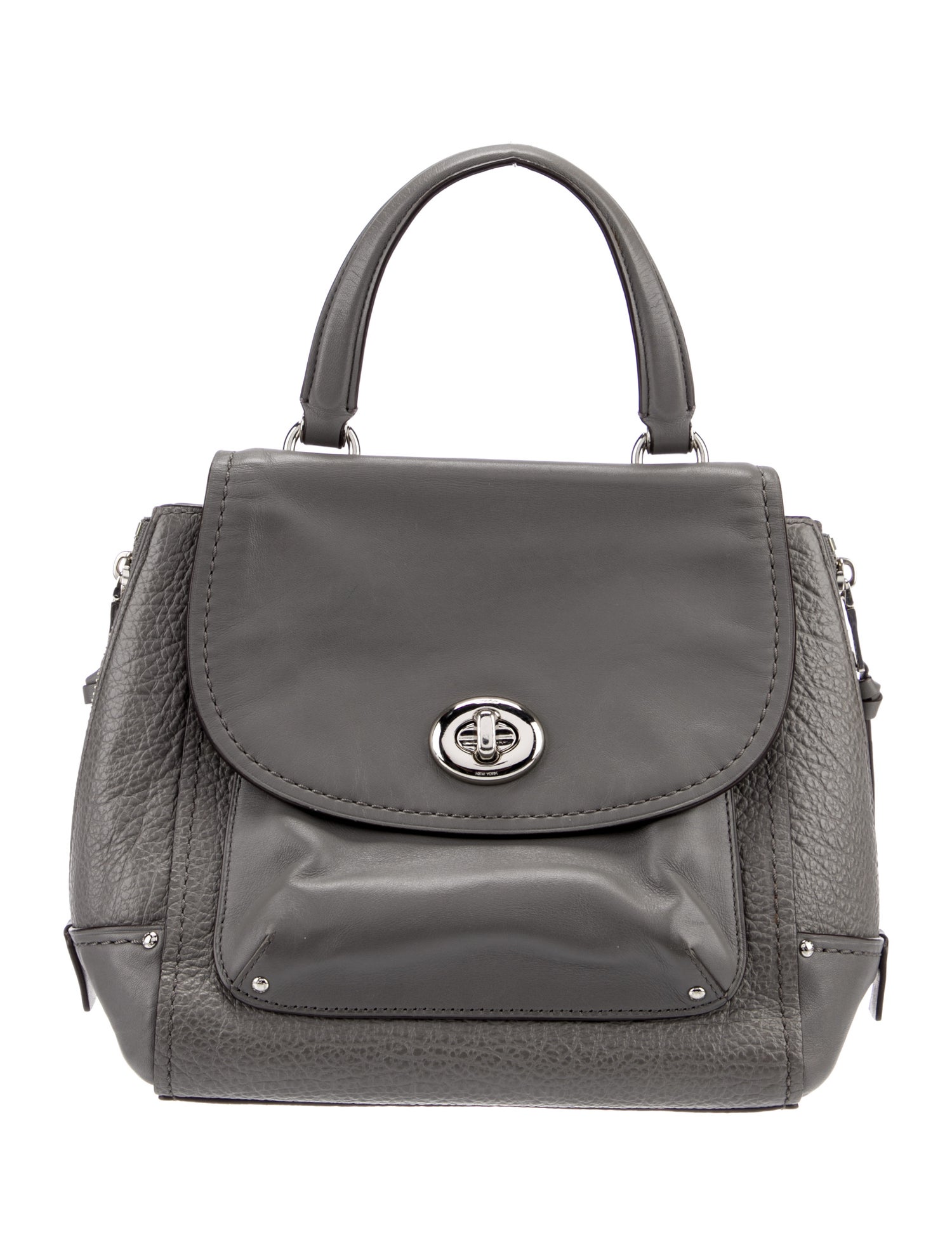 Coach Leather Backpack - Grey Backpacks, Handbags - CCH54692 | The RealReal