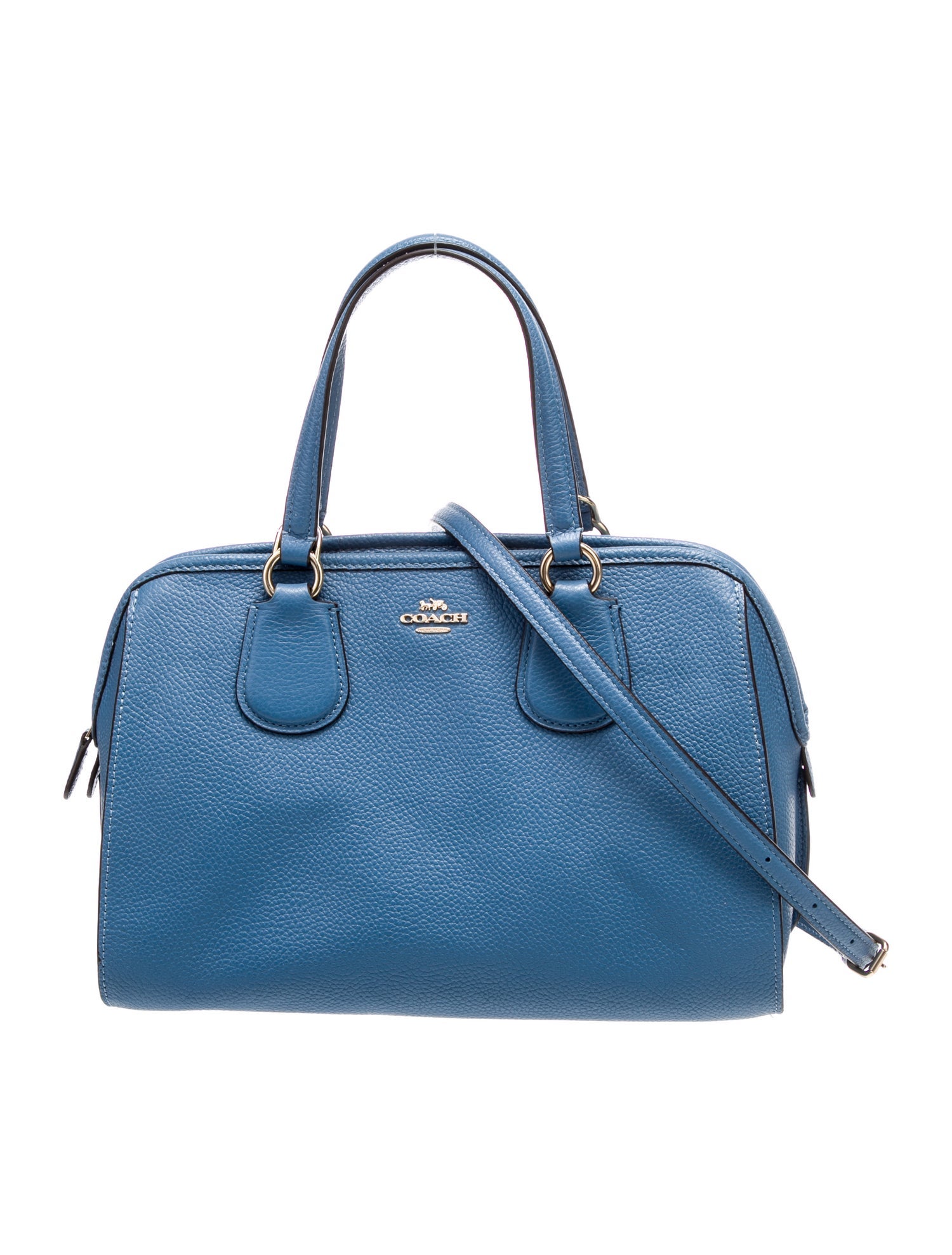 Coach Leather Top Handle Bag - Blue Handle Bags, Handbags - CCH54996 ...