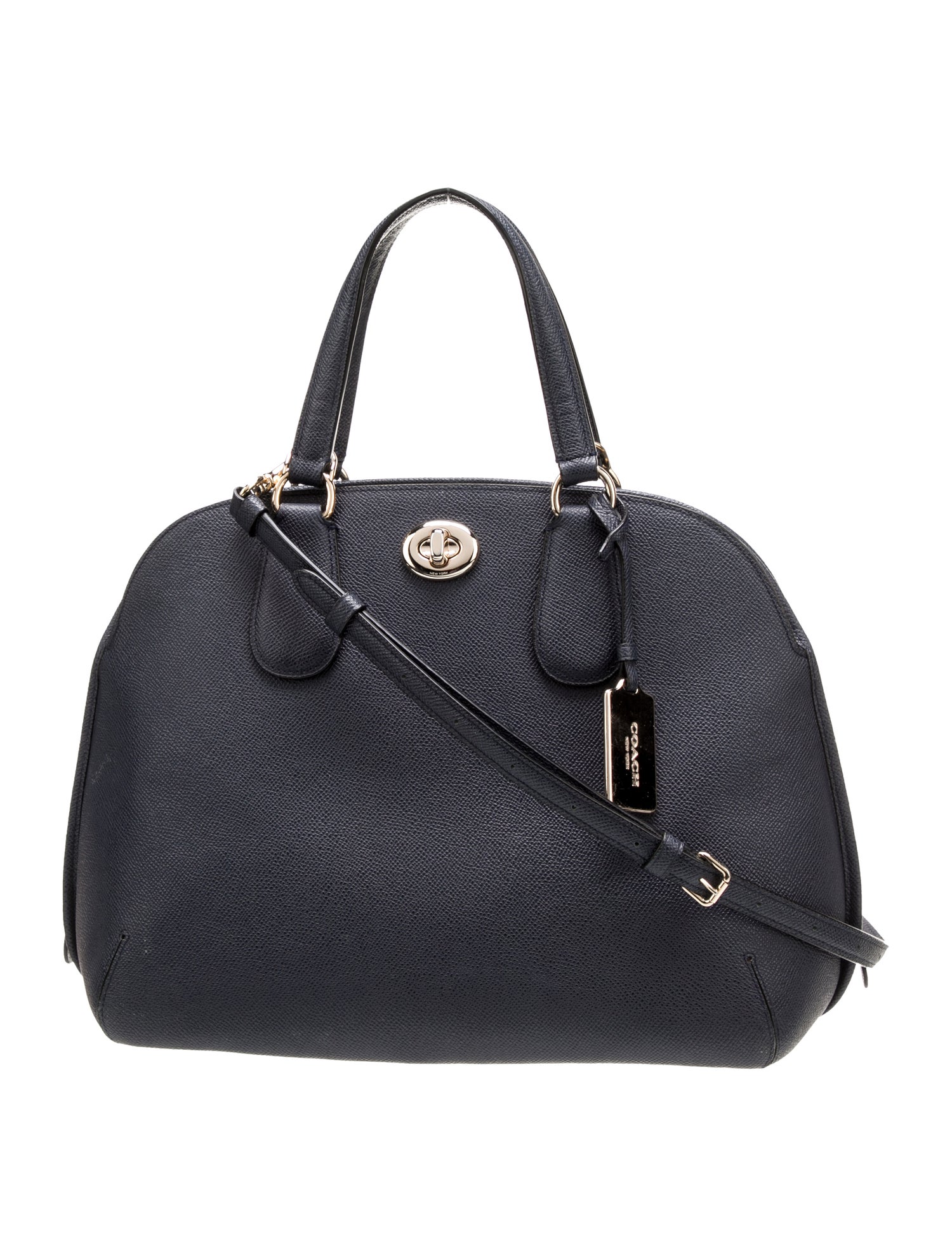 Coach Leather Top Handle Bag - Blue Handle Bags, Handbags - CCH55750 ...
