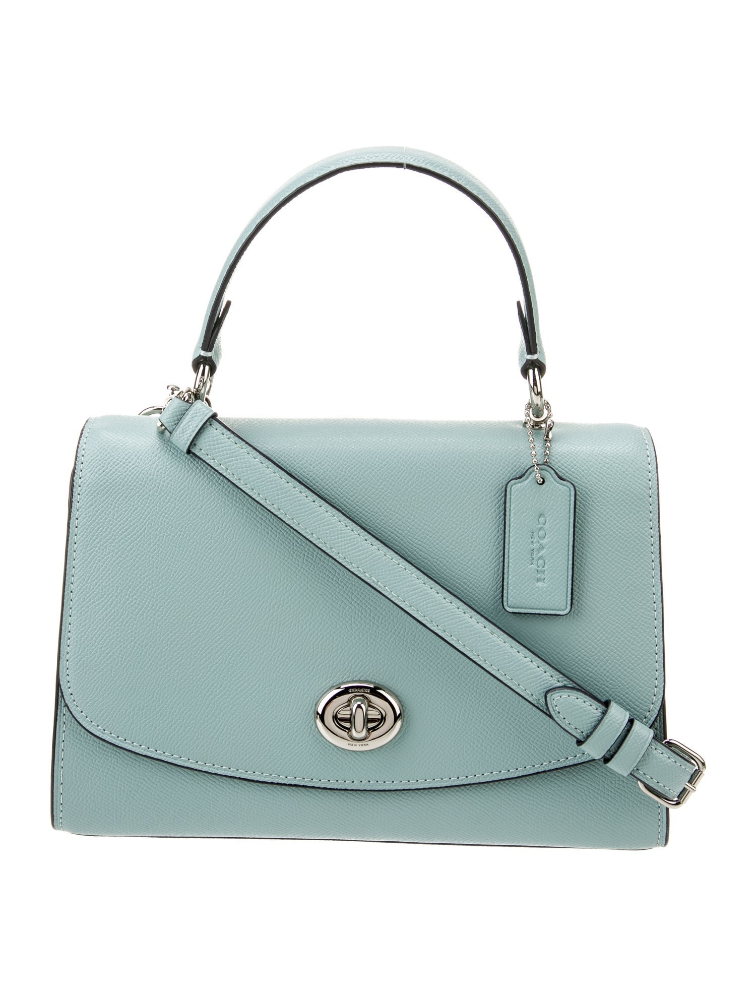 Coach Leather Top Handle Bag - Blue Handle Bags, Handbags - CCH56592 ...