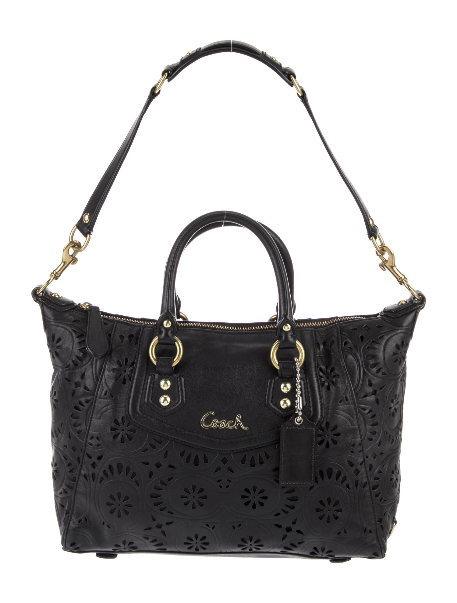 Coach Leather Tote - Black Totes, Handbags - CCH57386 | The RealReal
