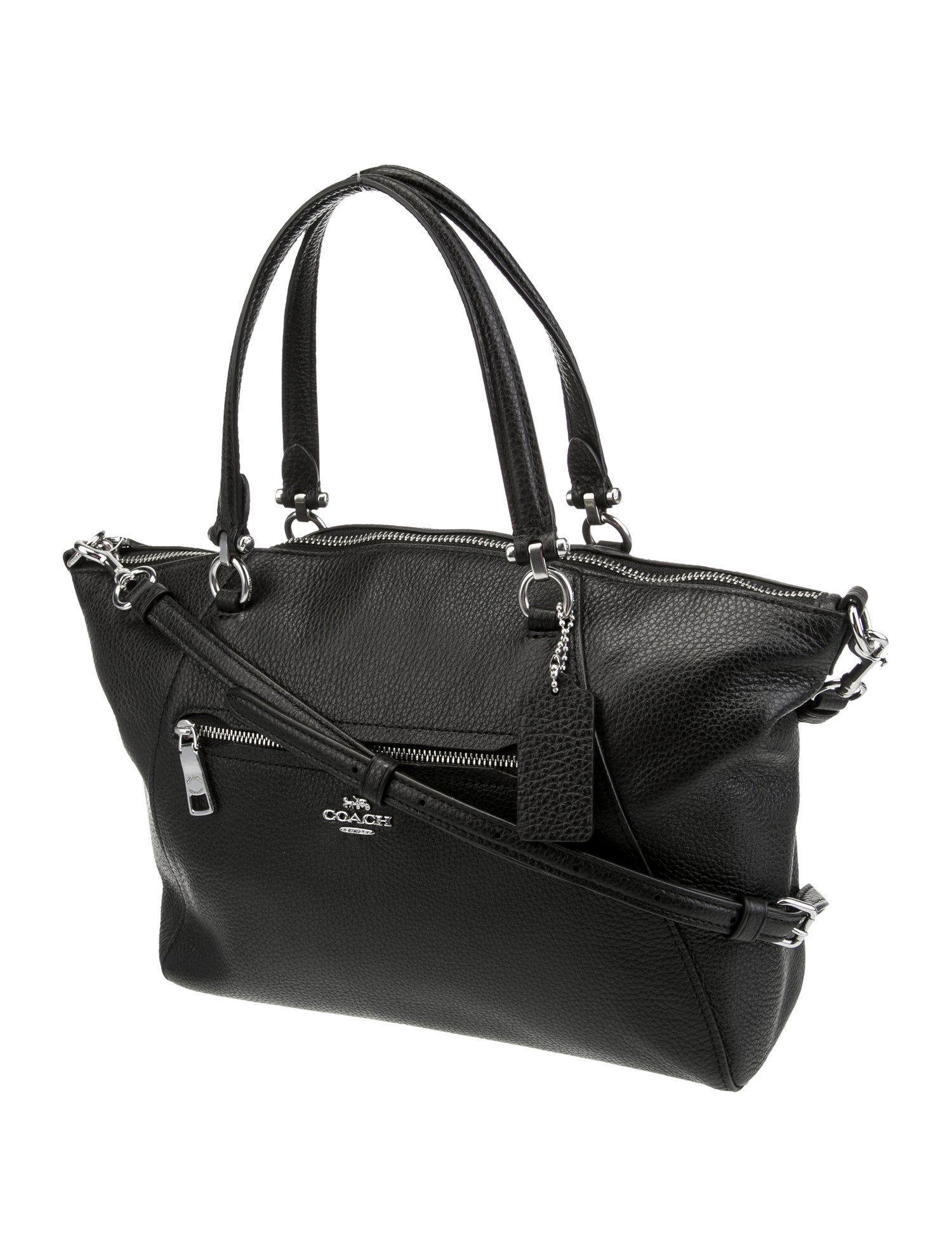 Coach Leather Handle Bag - Black Handle Bags, Handbags - CCH57543 | The ...