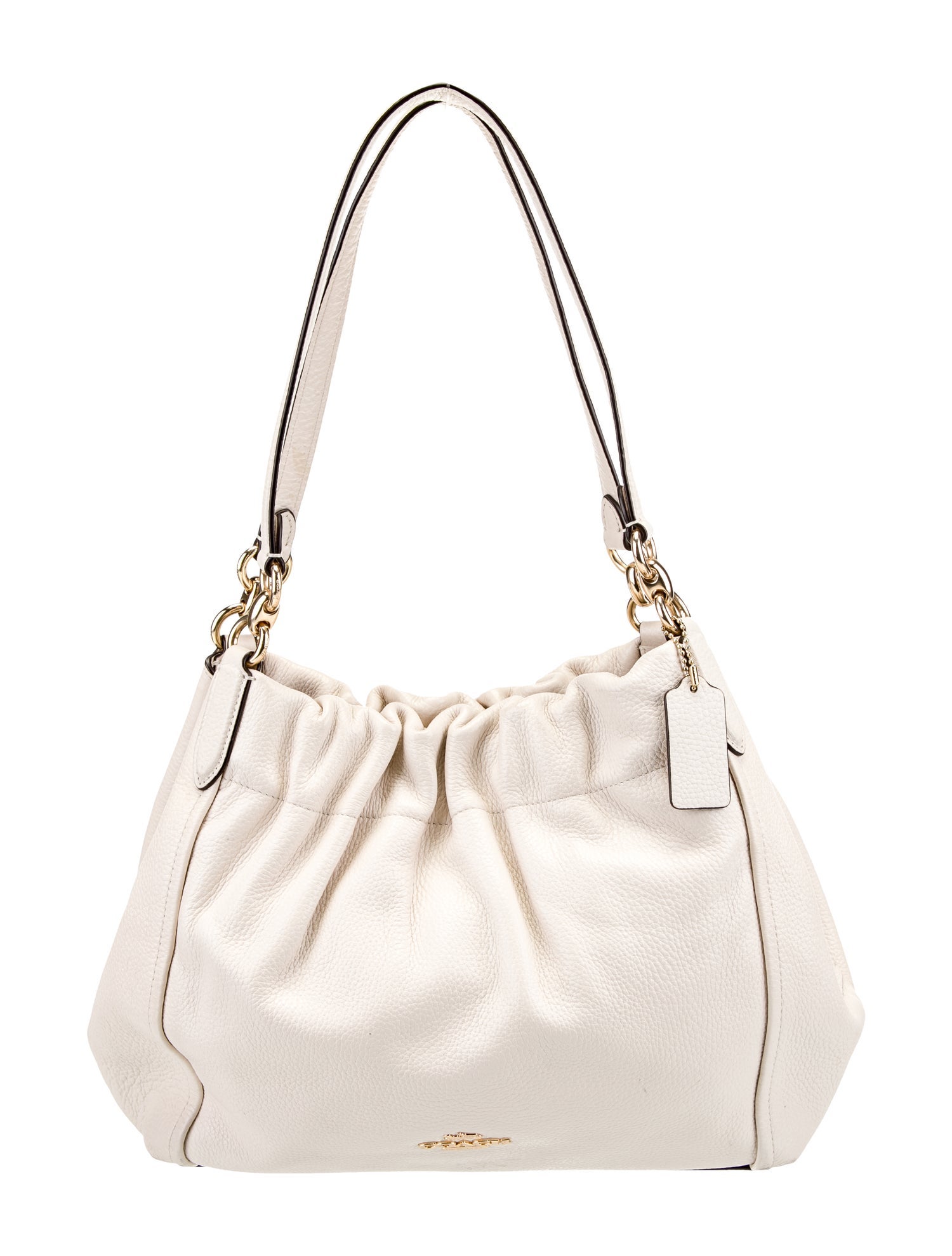 Coach Leather Shoulder Bag - Neutrals Shoulder Bags, Handbags ...