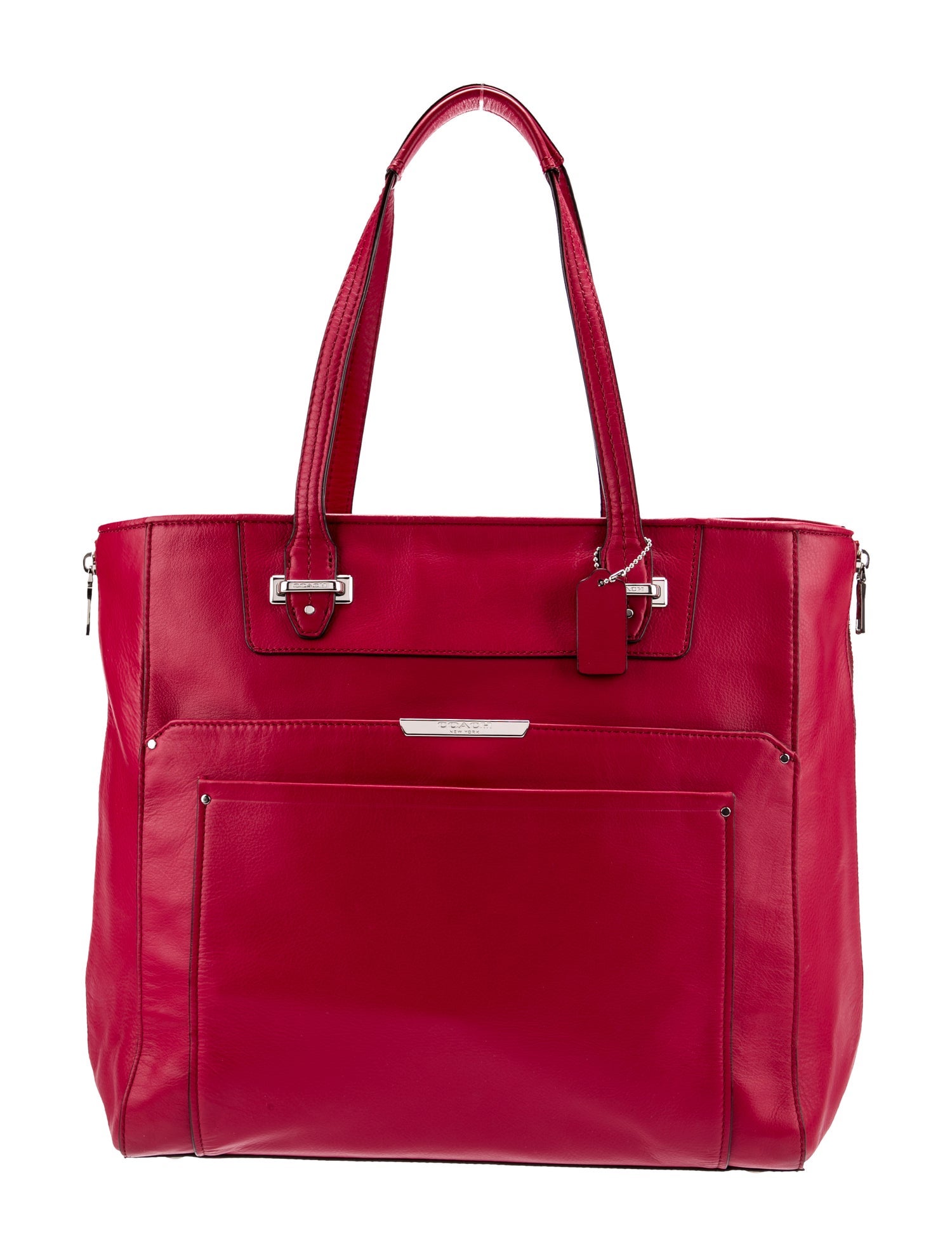 Coach Leather Tote - Red Totes, Handbags - CCH57930 | The RealReal