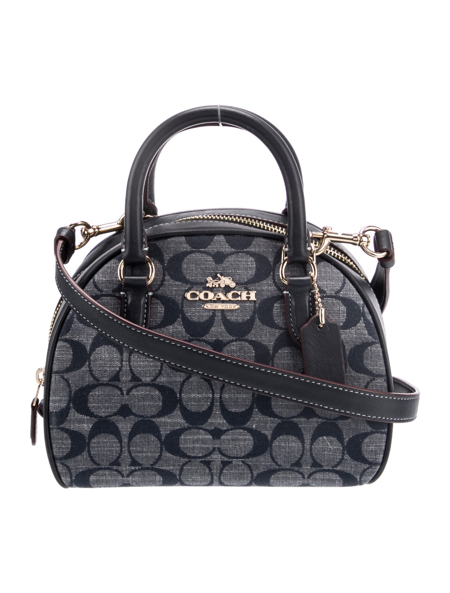 Coach Canvas Top Handle Bag - Blue Handle Bags, Handbags - CCH58473 ...