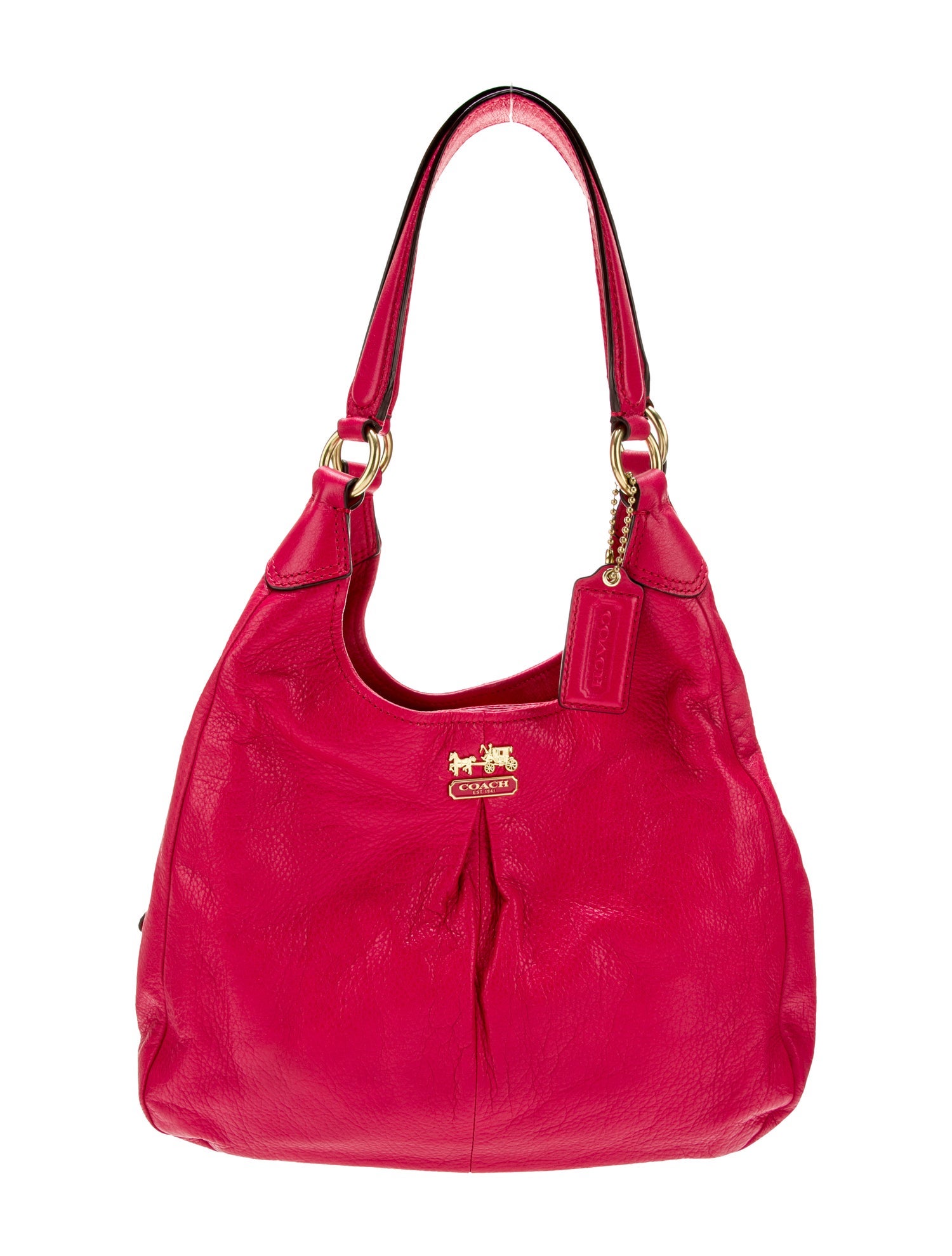Coach Leather Shoulder Bag - Pink Shoulder Bags, Handbags - CCH58813 ...