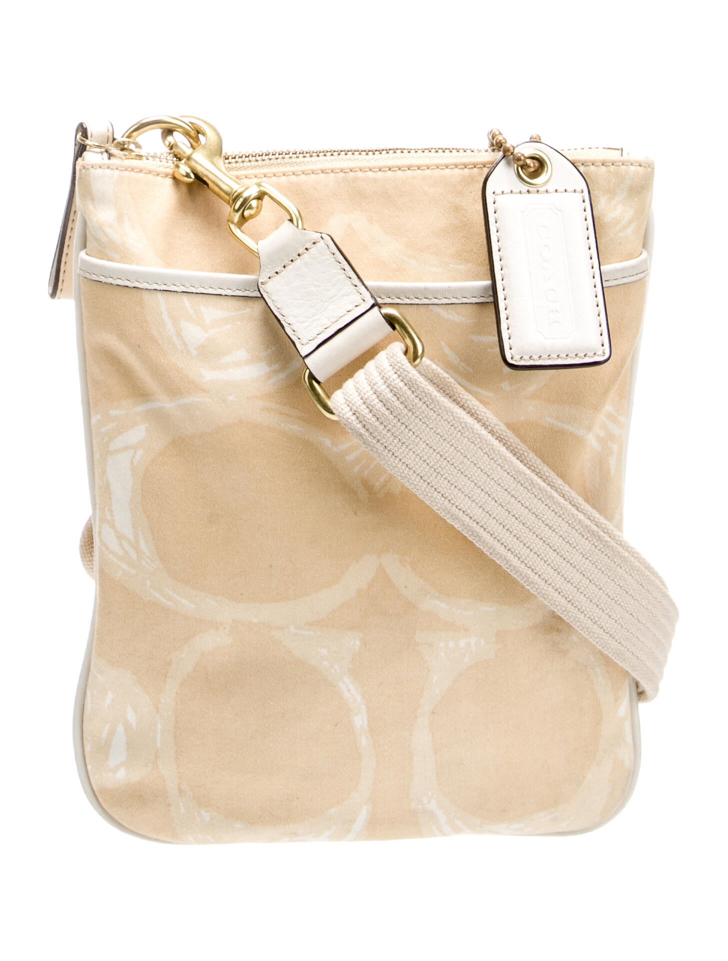 Coach Nylon Messenger Bag - Yellow Crossbody Bags, Handbags - CCH59080 ...