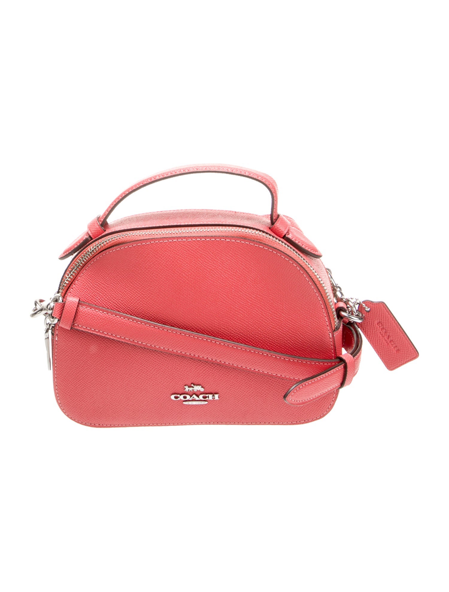 Coach Leather Crossbody Bag - Pink Crossbody Bags, Handbags - CCH59201 ...