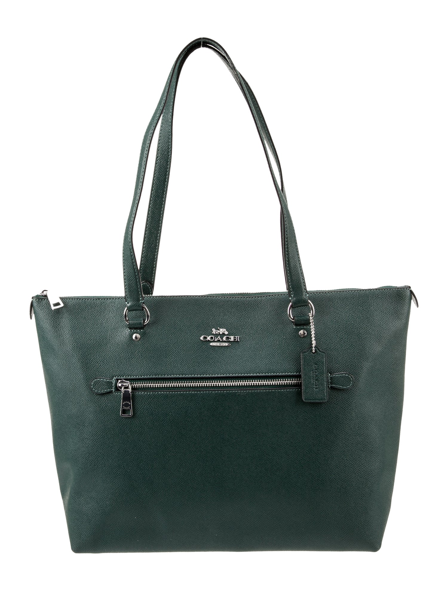 Coach Leather Tote - Green Totes, Handbags - CCH59679 | The RealReal