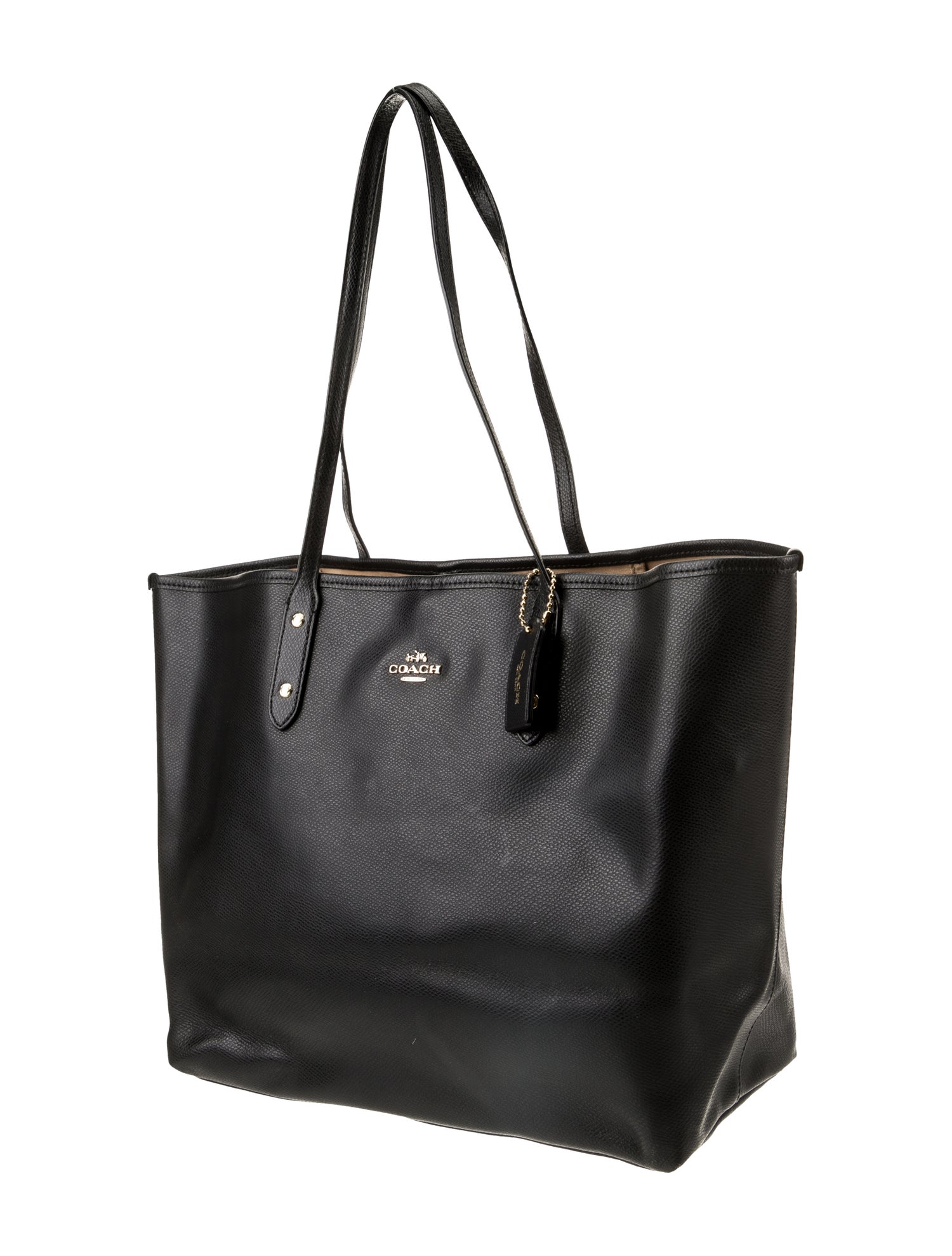 Coach Leather Tote - Black Totes, Handbags - CCH65146 | The RealReal