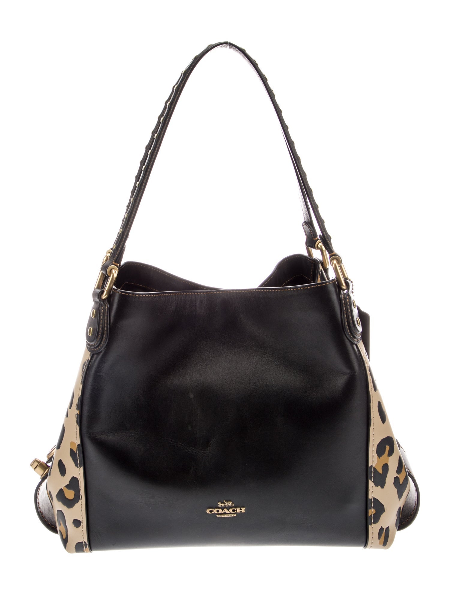 Coach Leather Shoulder Bag - Black Shoulder Bags, Handbags - CCH59817 ...