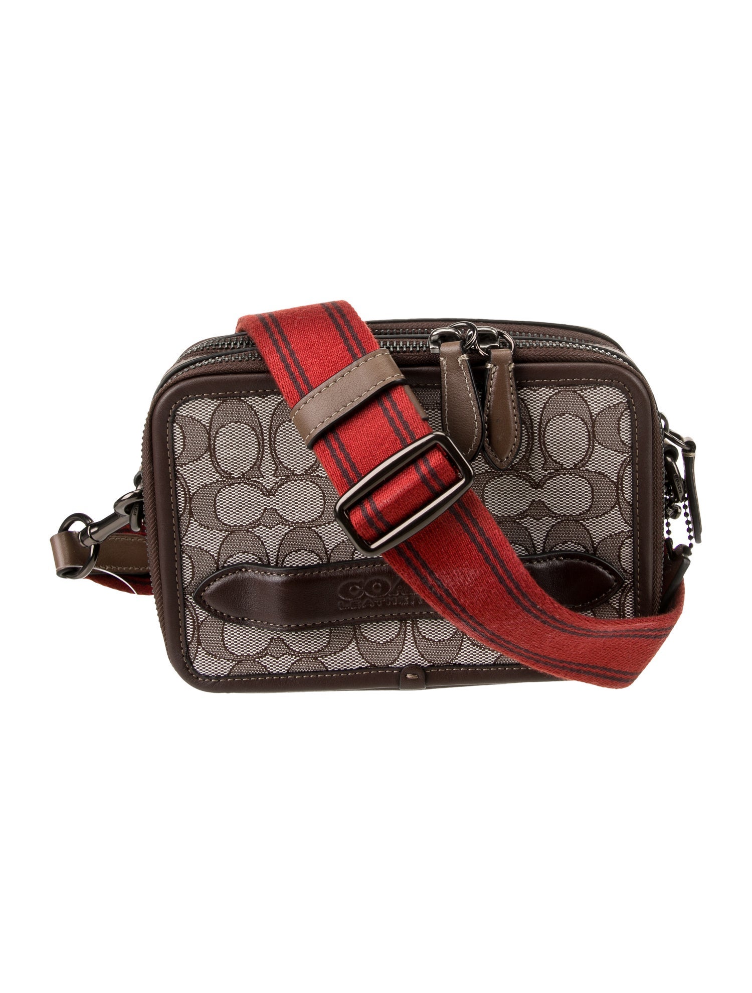 Coach Canvas Messenger Bag - Brown Messenger Bags, Bags - CCH60322 ...