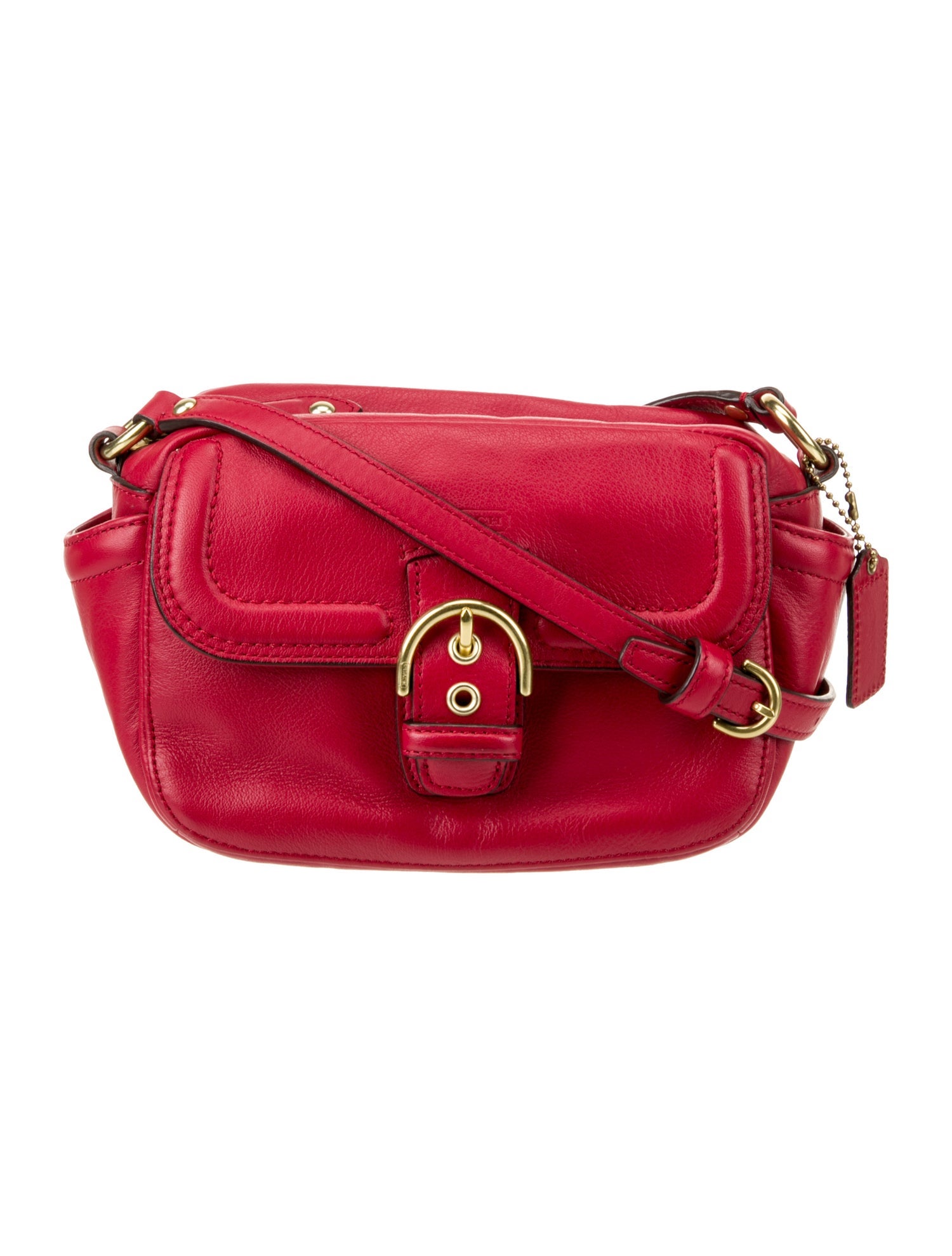 Coach Leather Crossbody Bag - Red Crossbody Bags, Handbags - CCH60412 ...