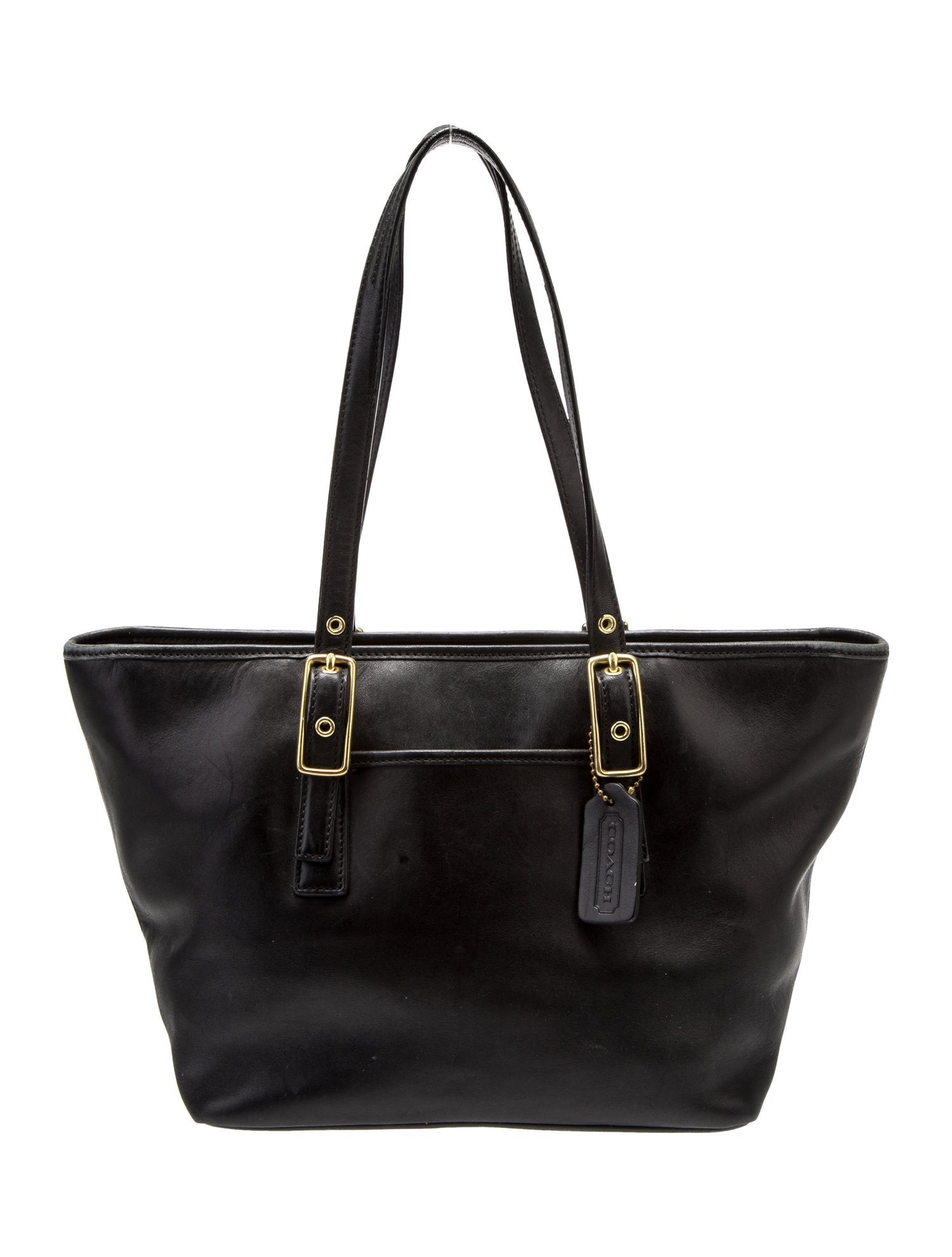 Coach Leather Tote - Black Totes, Handbags - CCH60821 | The RealReal