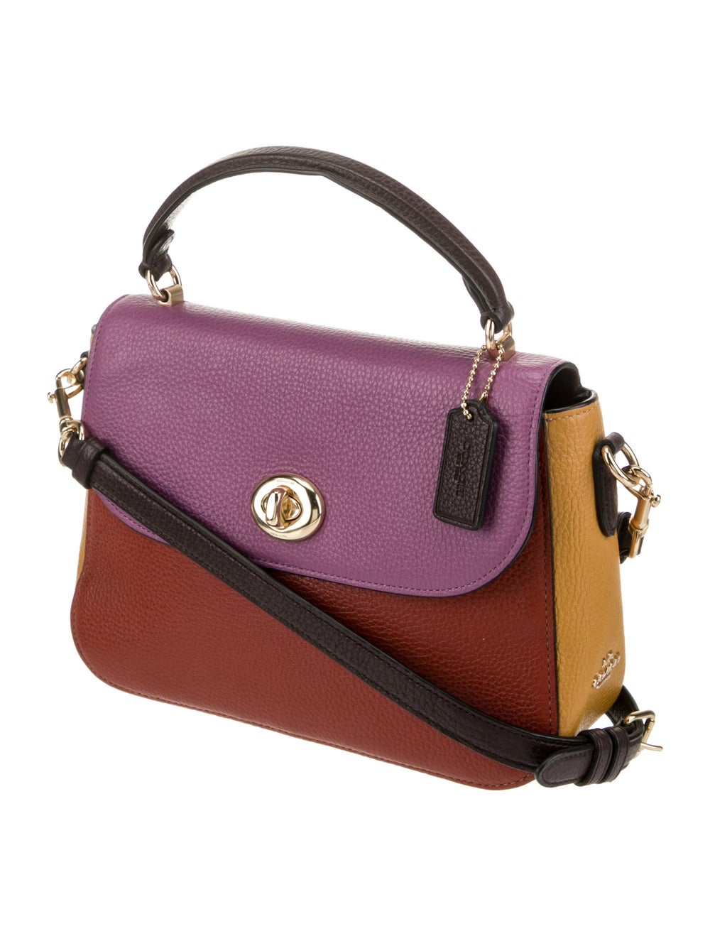 Coach Leather Top Handle Bag - Red Handle Bags, Handbags - CCH61823 ...