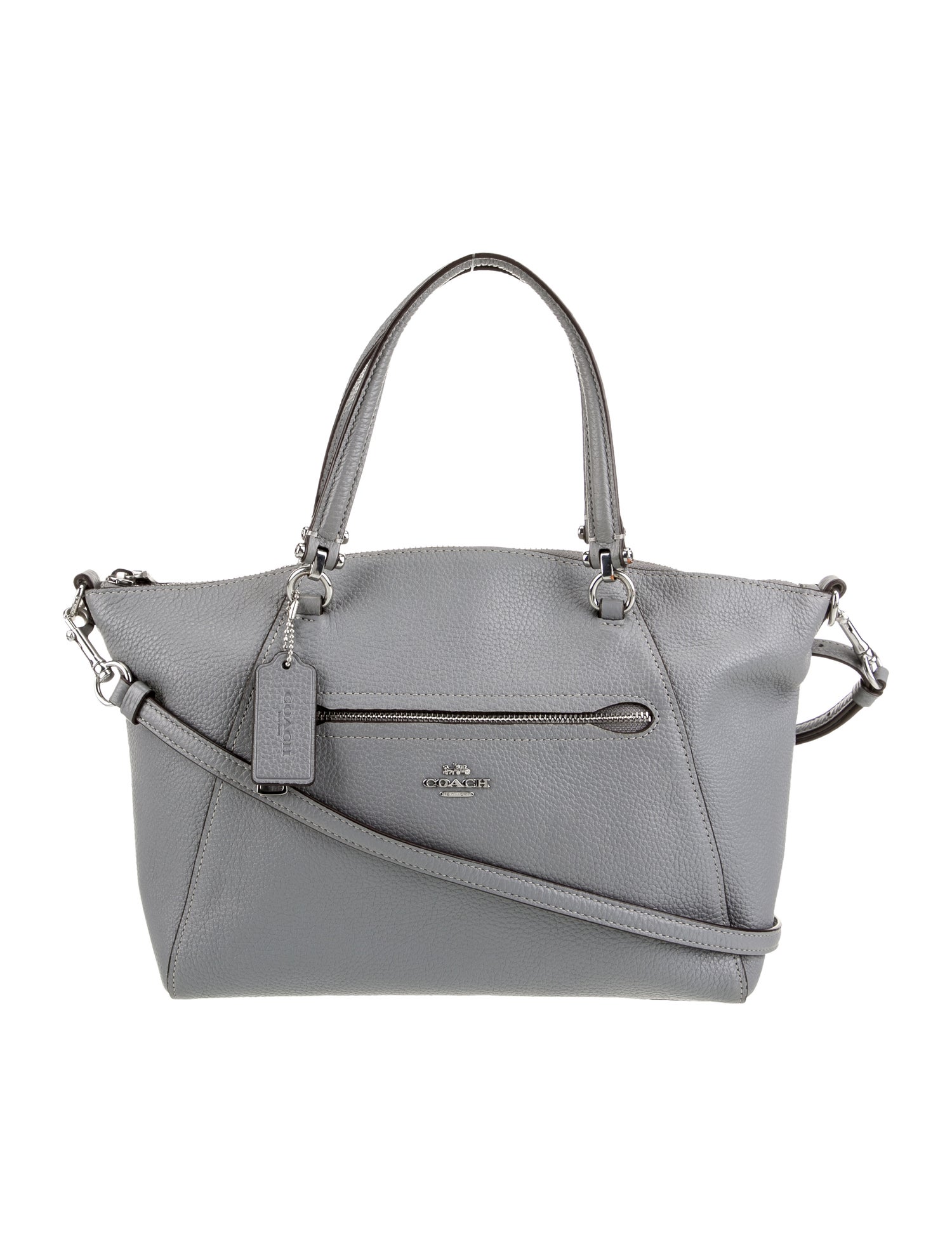 Coach Leather Weekender Bag - Grey Totes, Handbags - CCH62057 | The ...